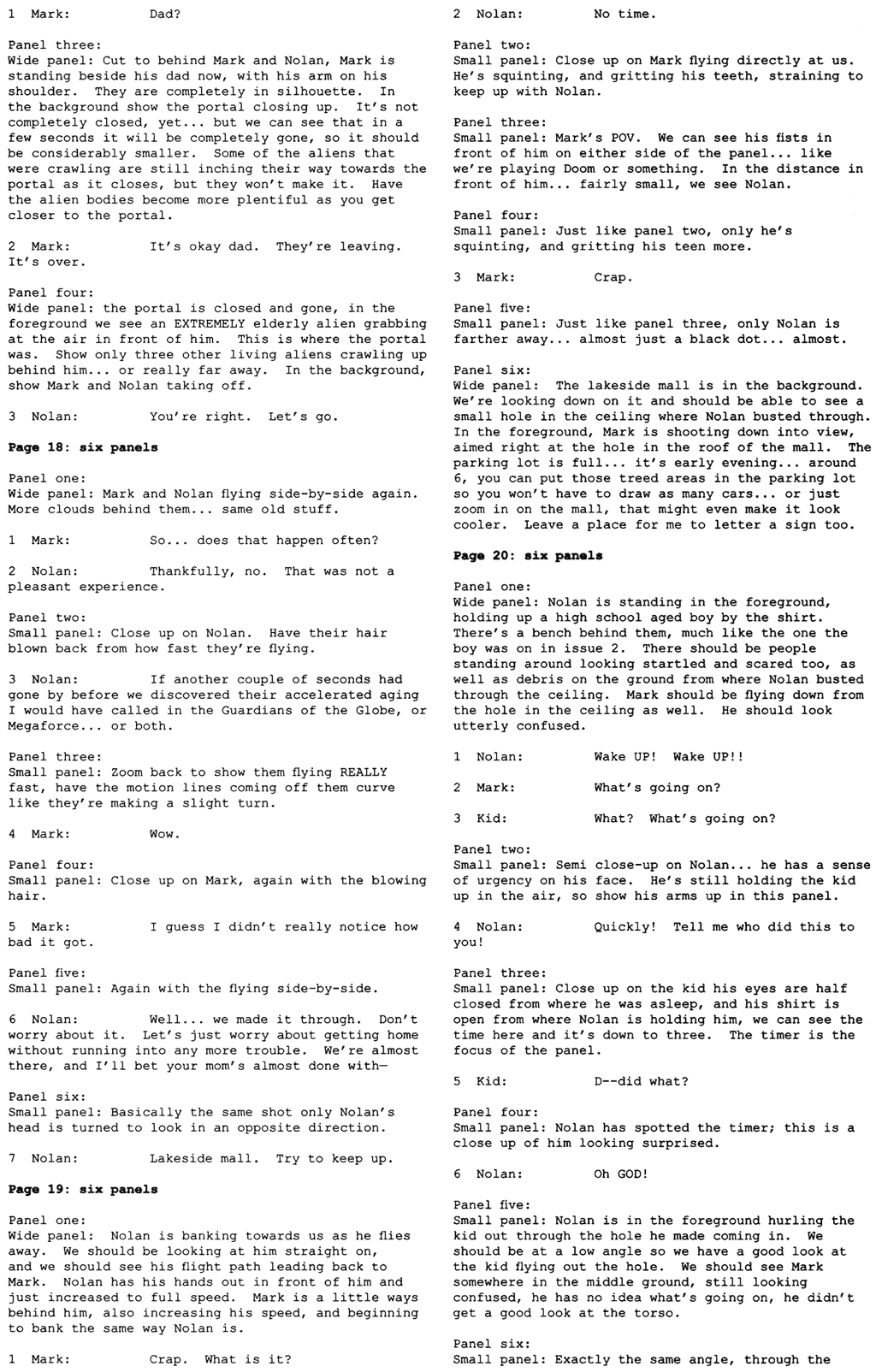 Read online Invincible Script Book comic - Issue # Full