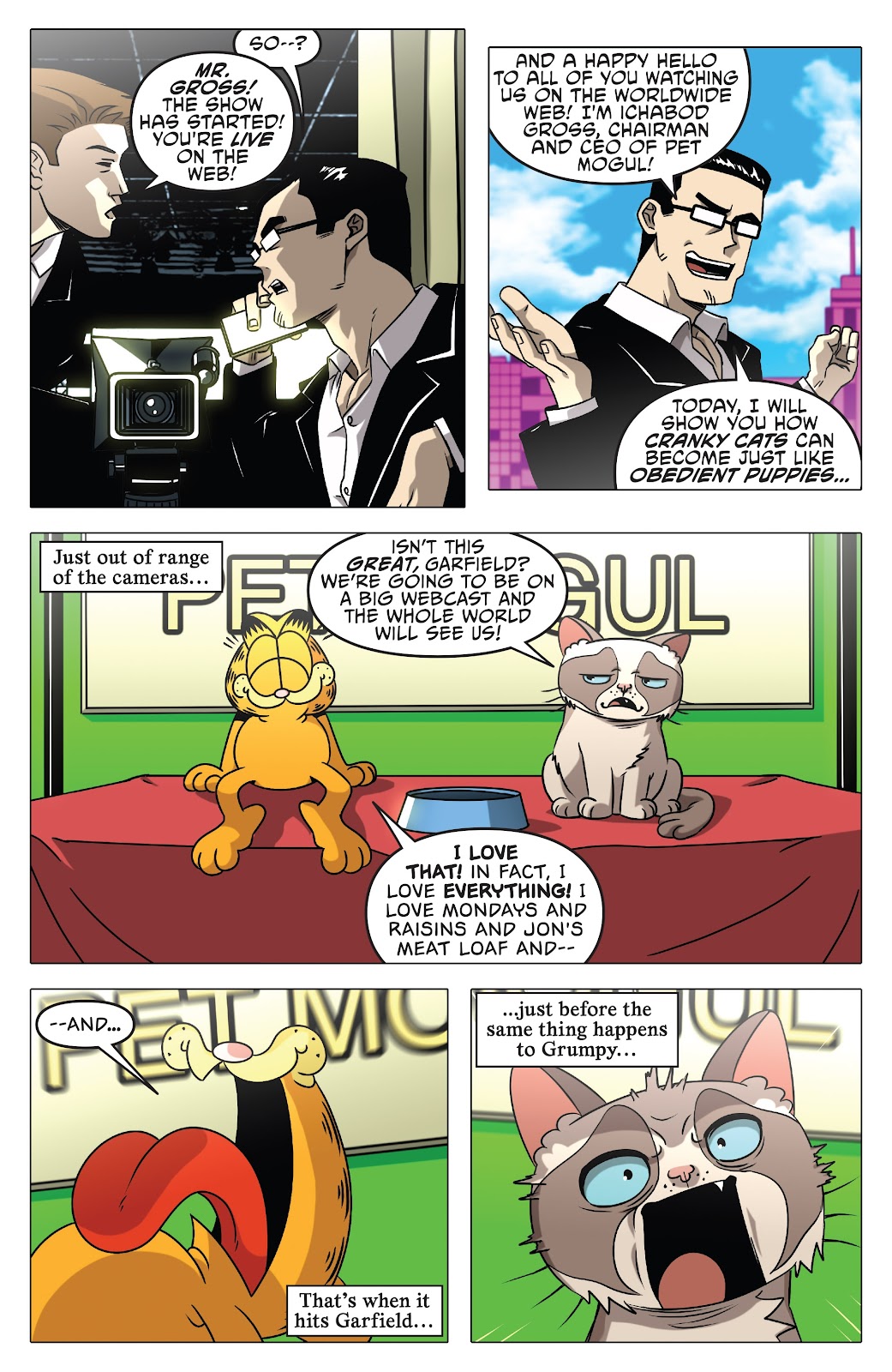 Read online Grumpy Cat/Garfield comic - Issue #3