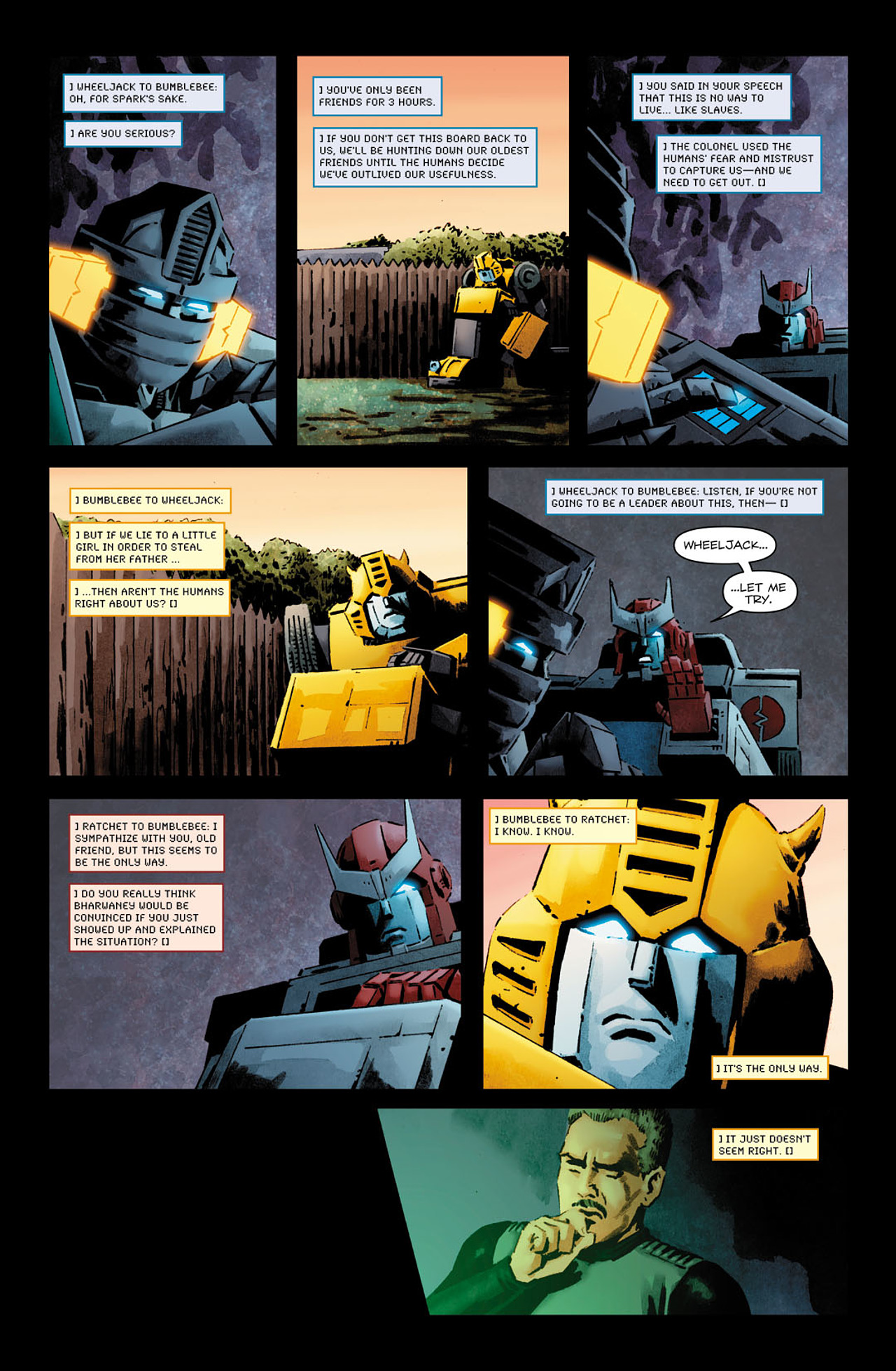 Read online The Transformers: Bumblebee comic - Issue #3