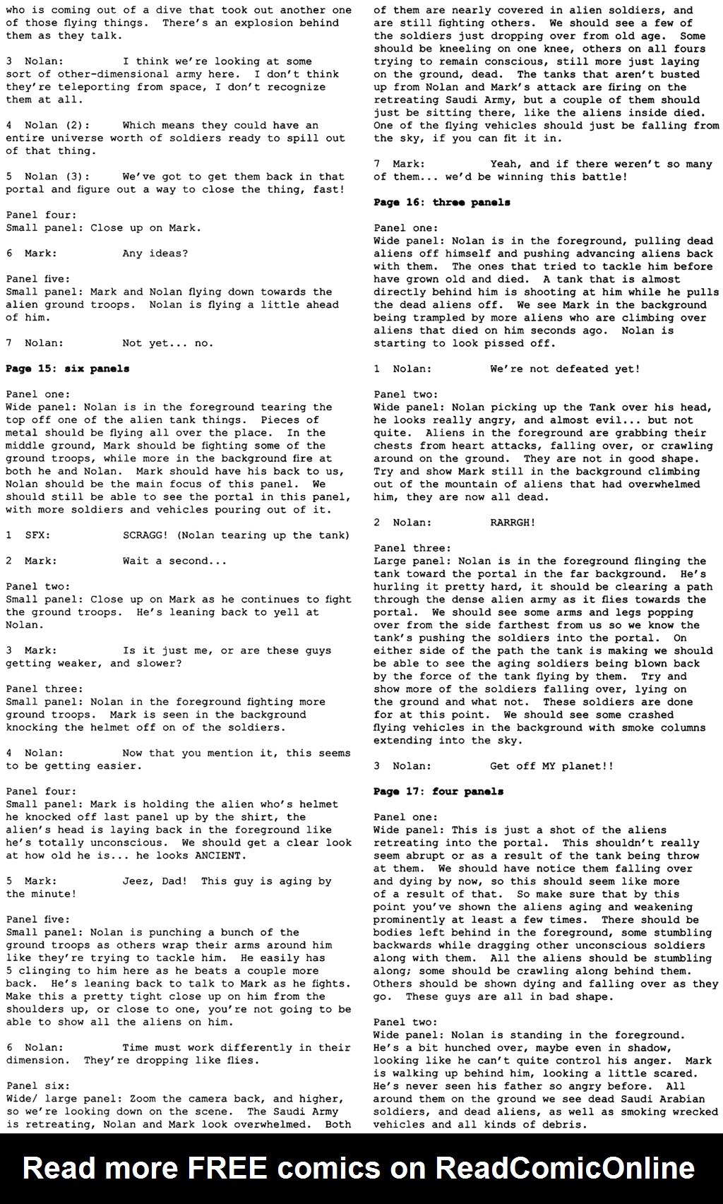 Read online Invincible Script Book comic - Issue # Full