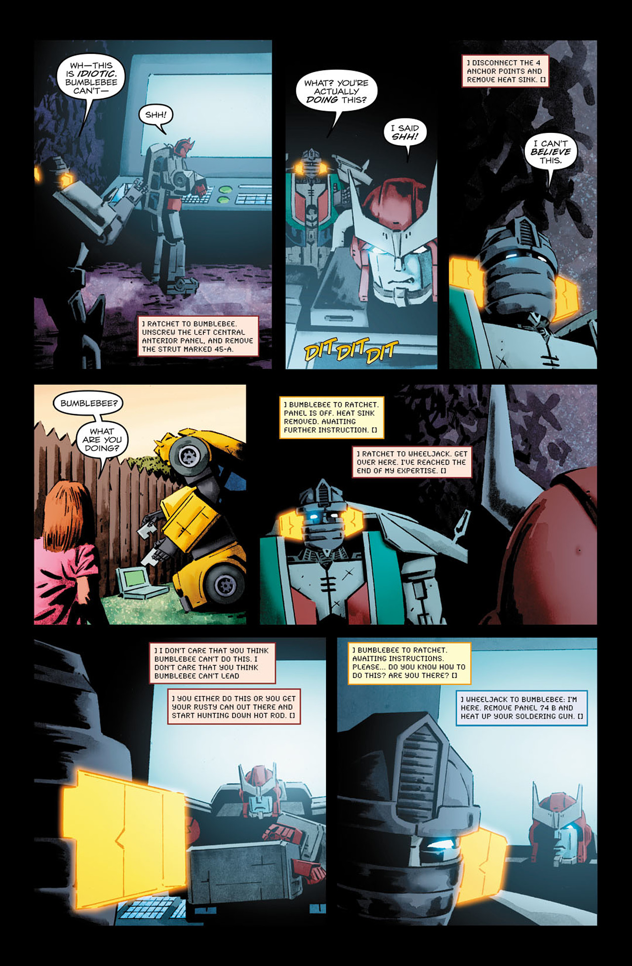 Read online The Transformers: Bumblebee comic - Issue #3