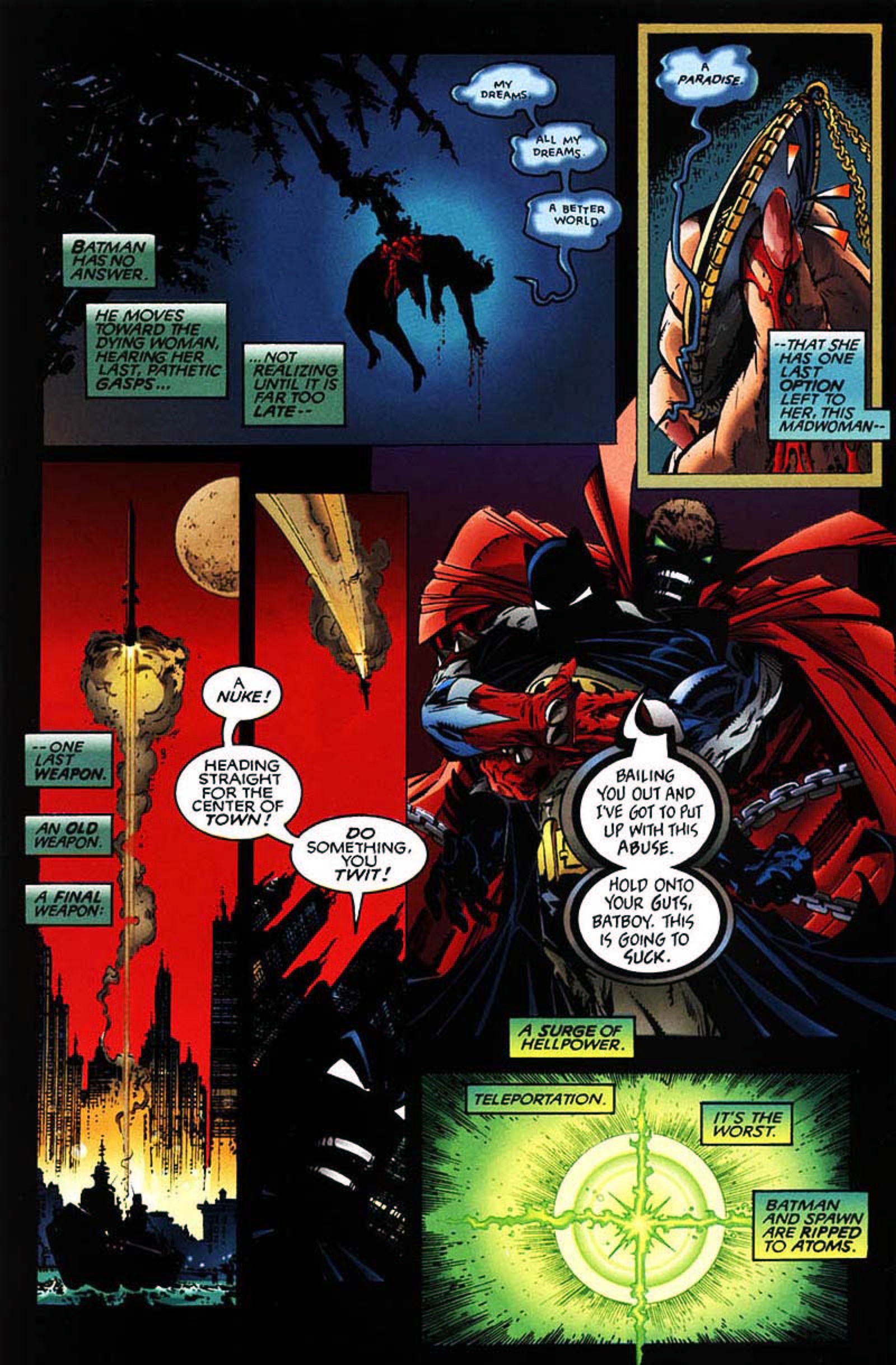 Read online Spawn-Batman comic - Issue # Full