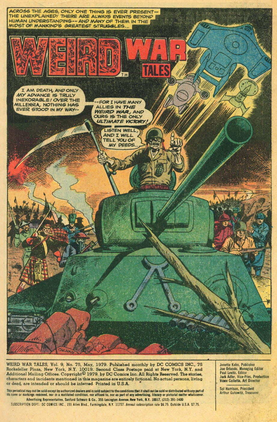 Read online Weird War Tales (1971) comic - Issue #75