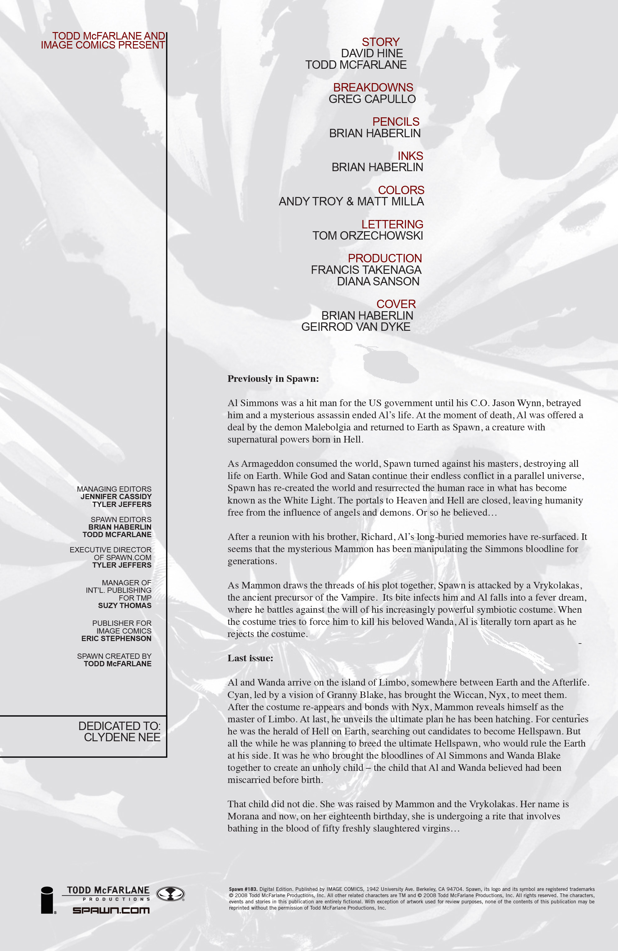 Read online Spawn comic - Issue #183