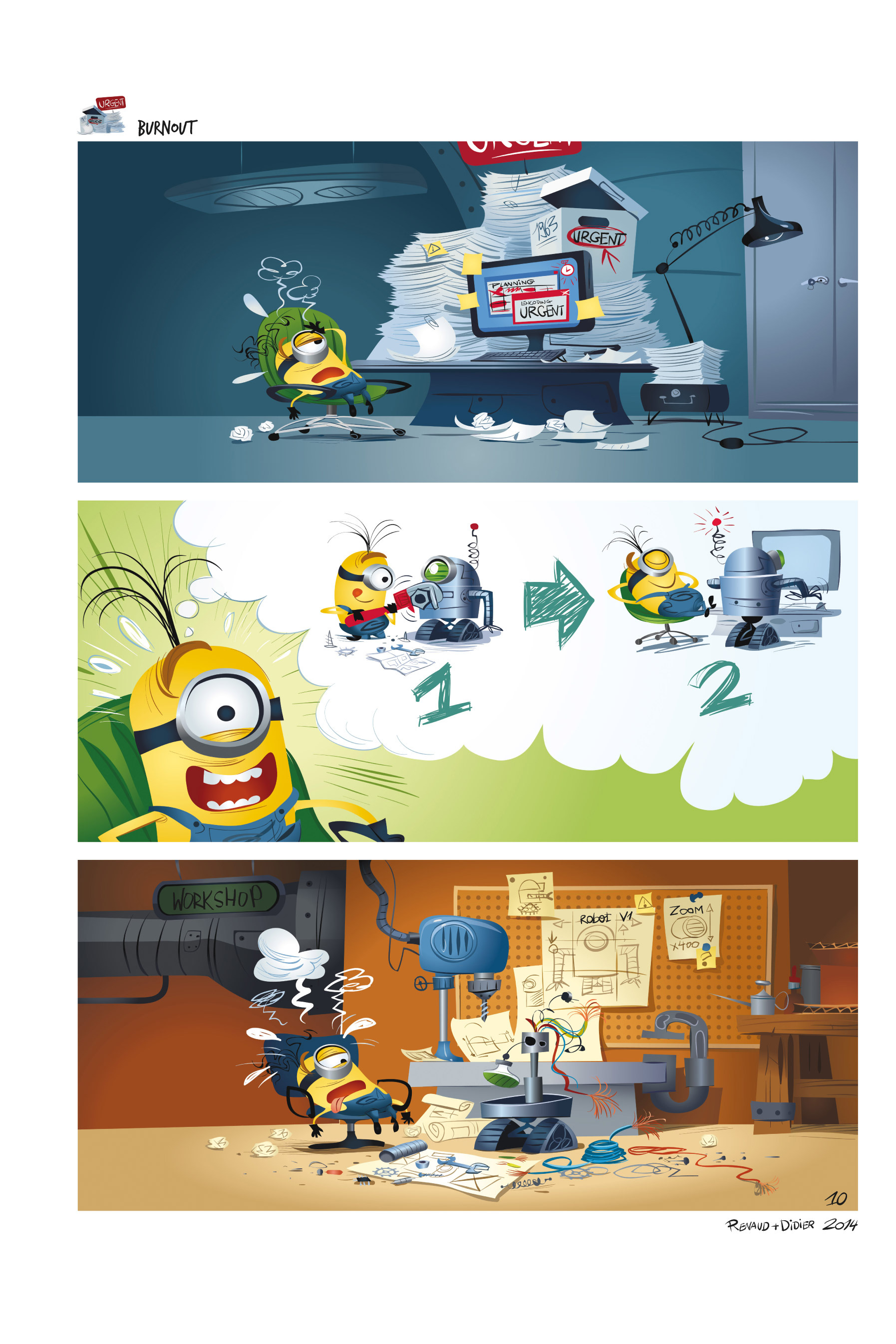 Read online Minions comic - Issue #1