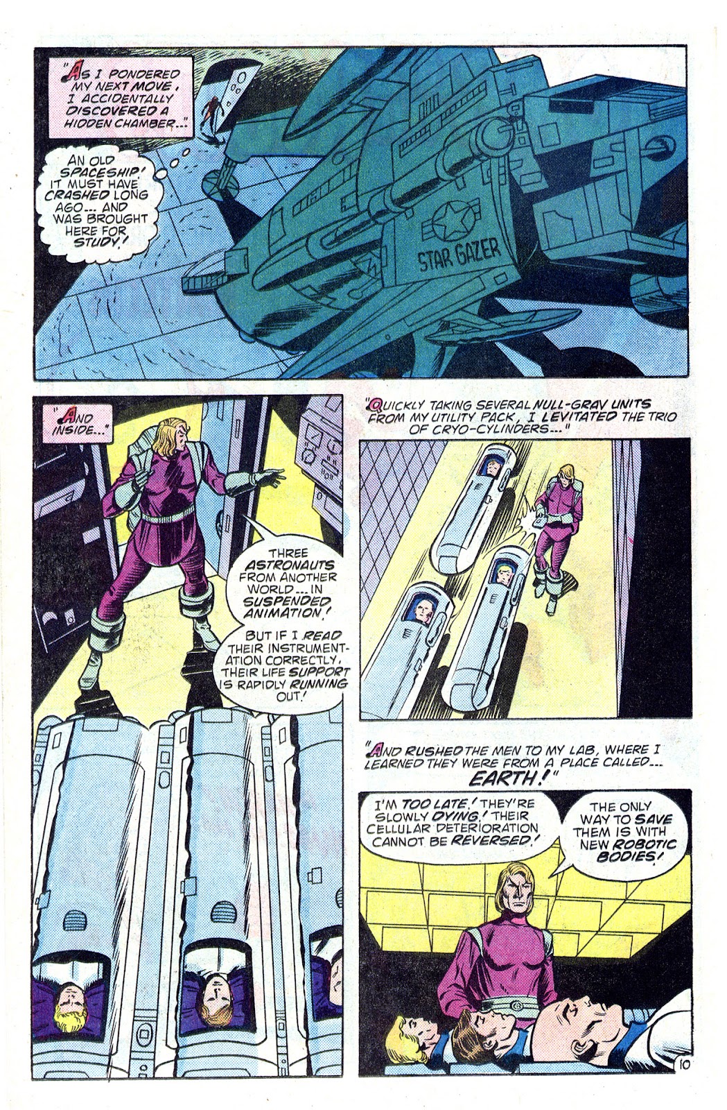 Read online ManTech Robot Warriors comic - Issue #1