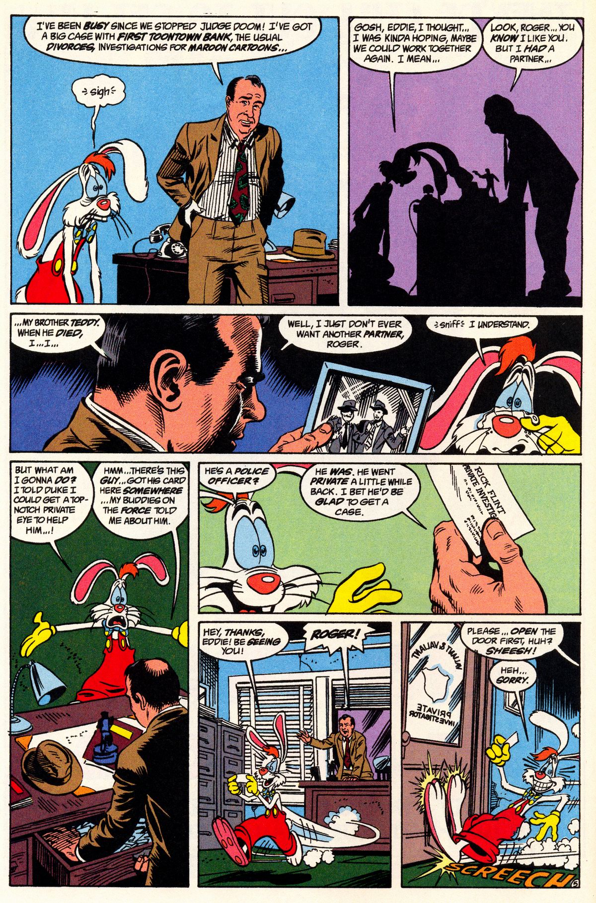 Read online Roger Rabbit comic - Issue #1