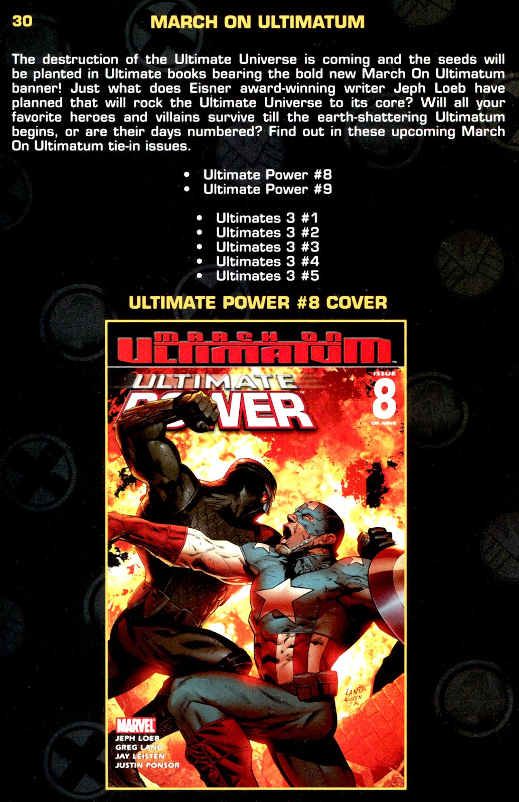 Read online Ultimate Marvel Sampler comic - Issue # Full