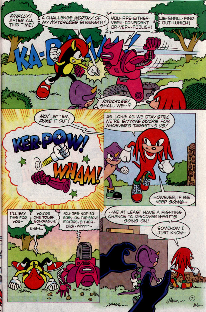 Read online Knuckles' Chaotix comic - Issue # Full