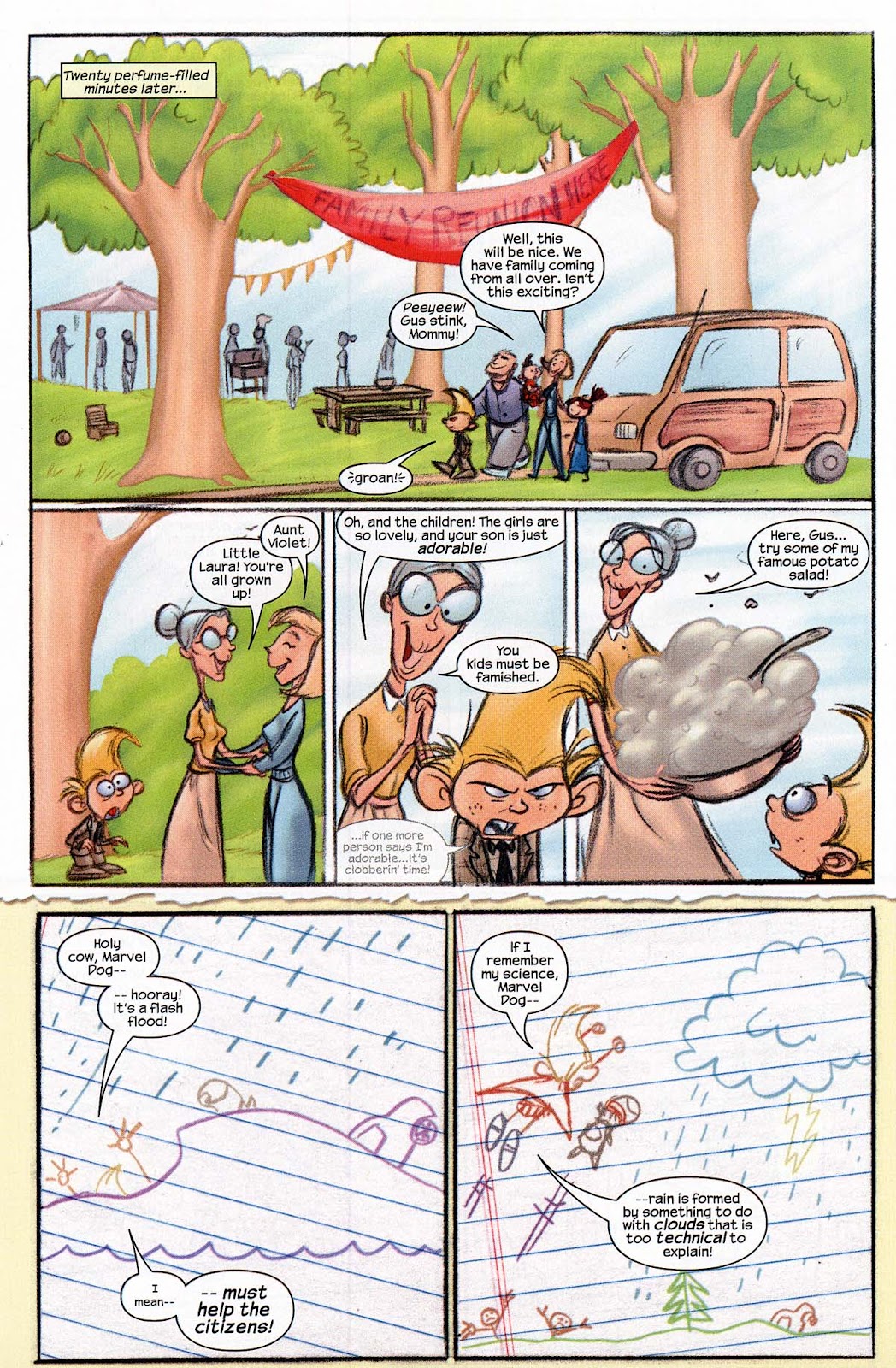 Read online Marvelous Adventures of Gus Beezer comic - Issue # Spider-Man