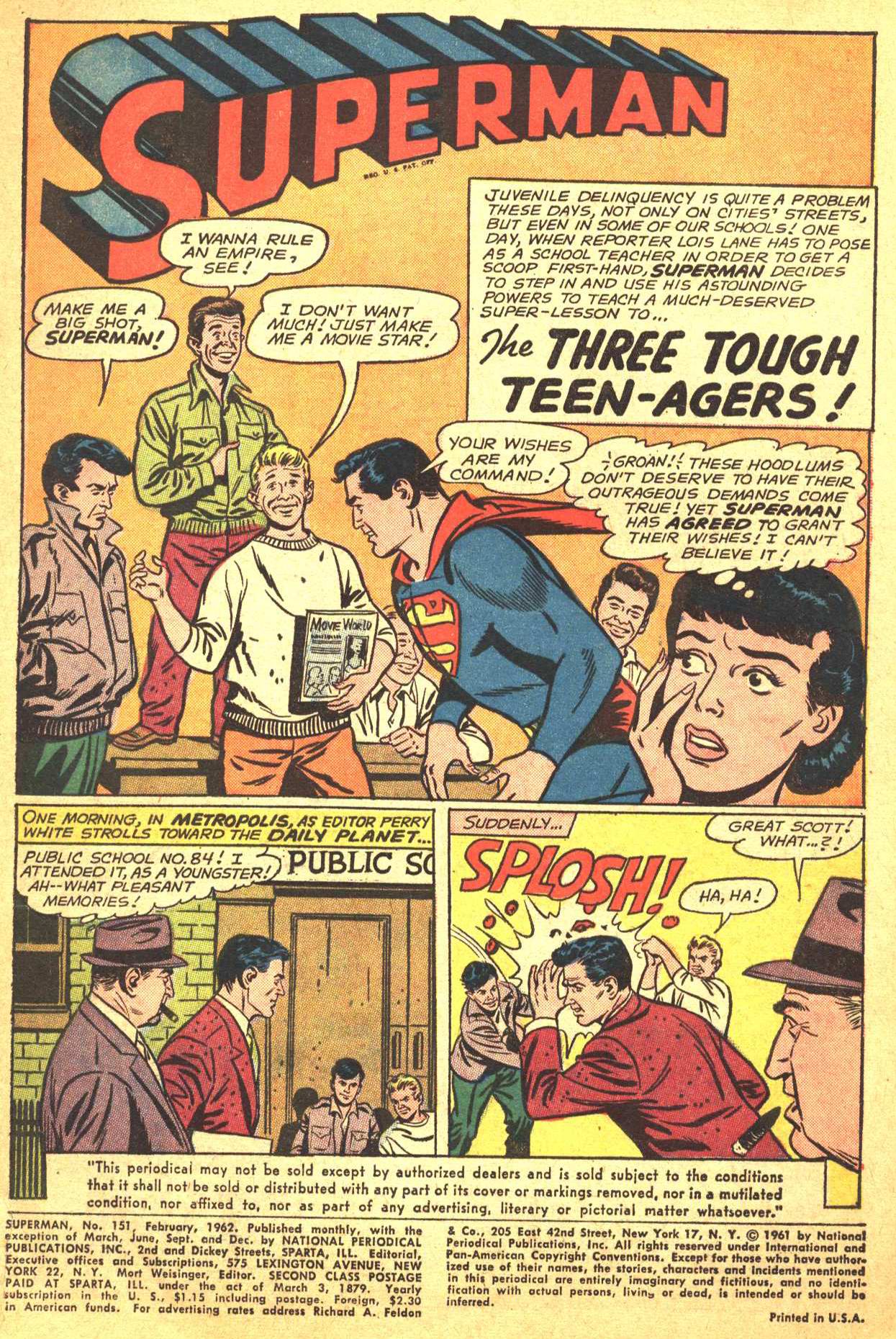 Read online Superman (1939) comic - Issue #151