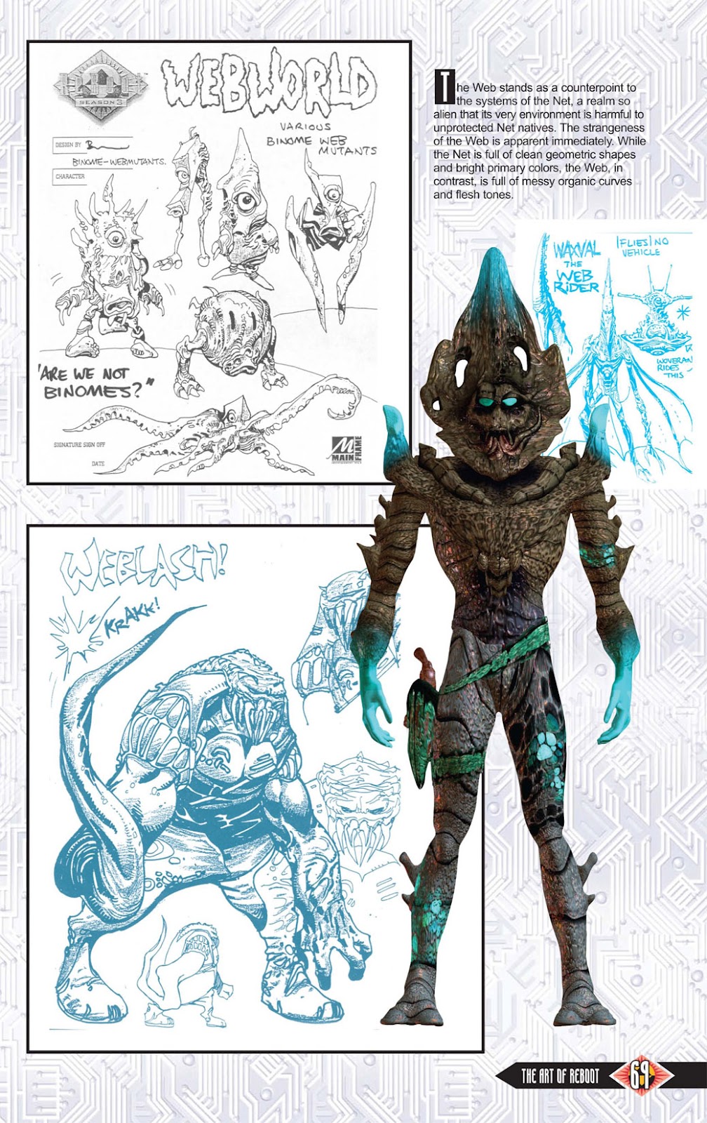 Read online The Art of Reboot comic - Issue # TPB