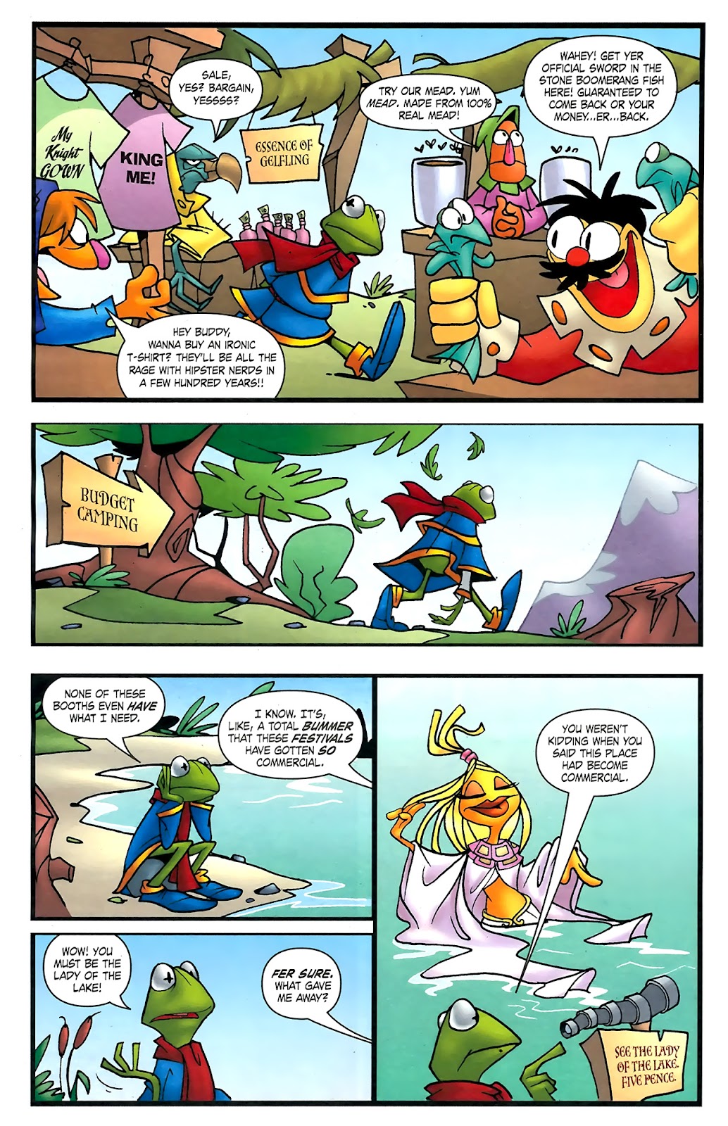 Read online Muppet King Arthur comic - Issue #1