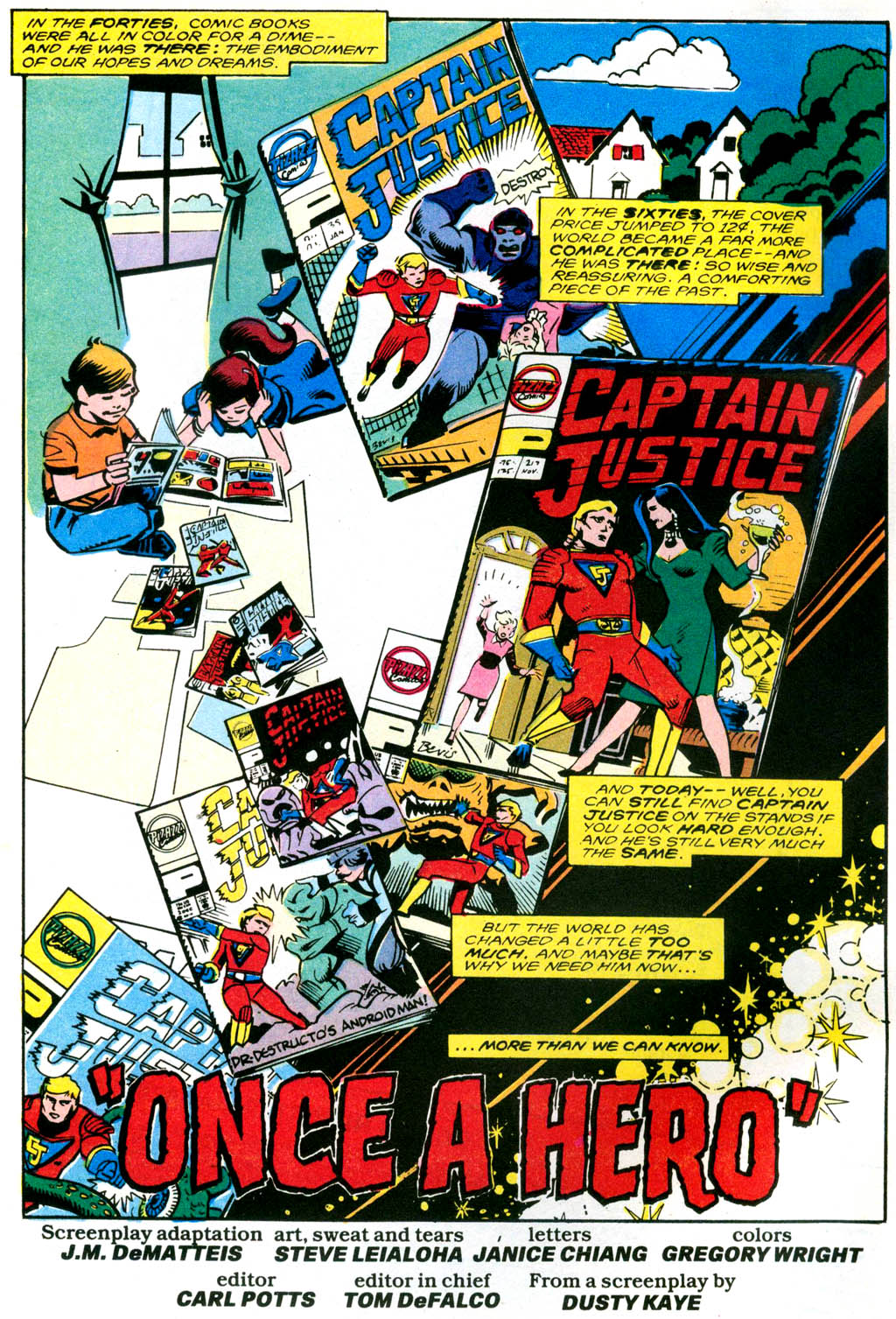 Read online Captain Justice comic - Issue #1