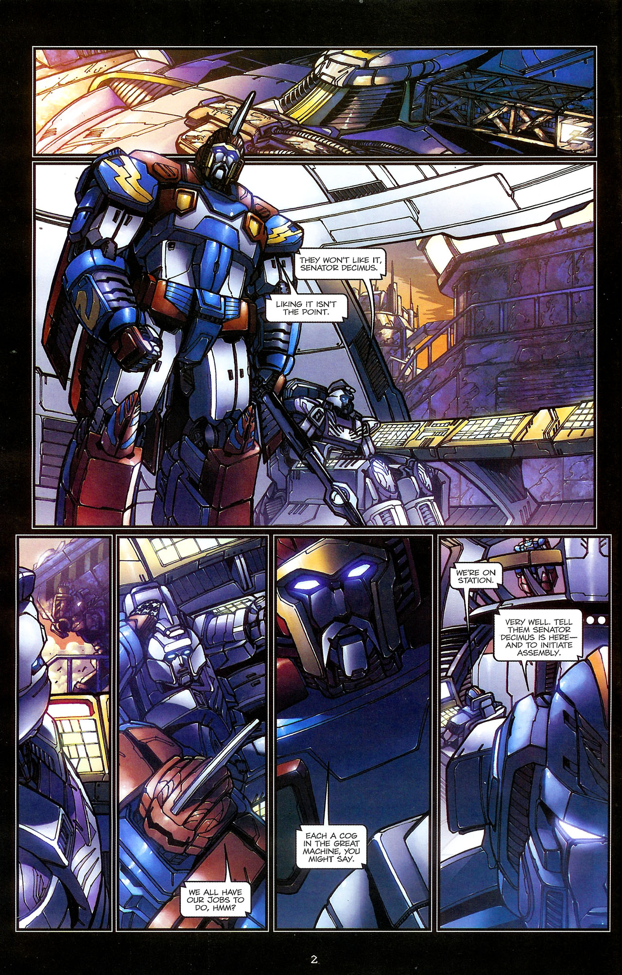 Read online The Transformers Megatron Origin comic - Issue #1