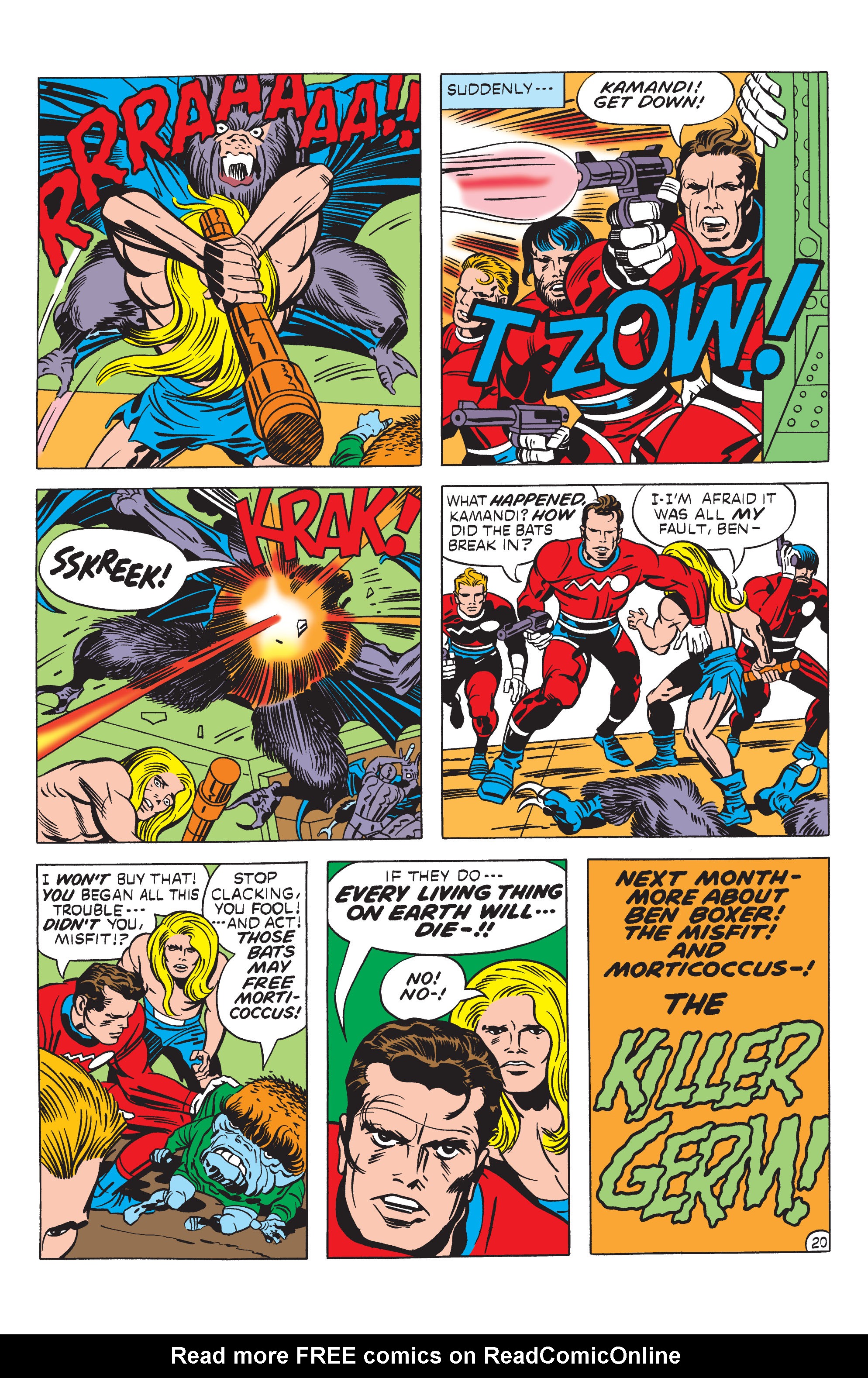 Read online Kamandi, The Last Boy On Earth comic - Issue #9