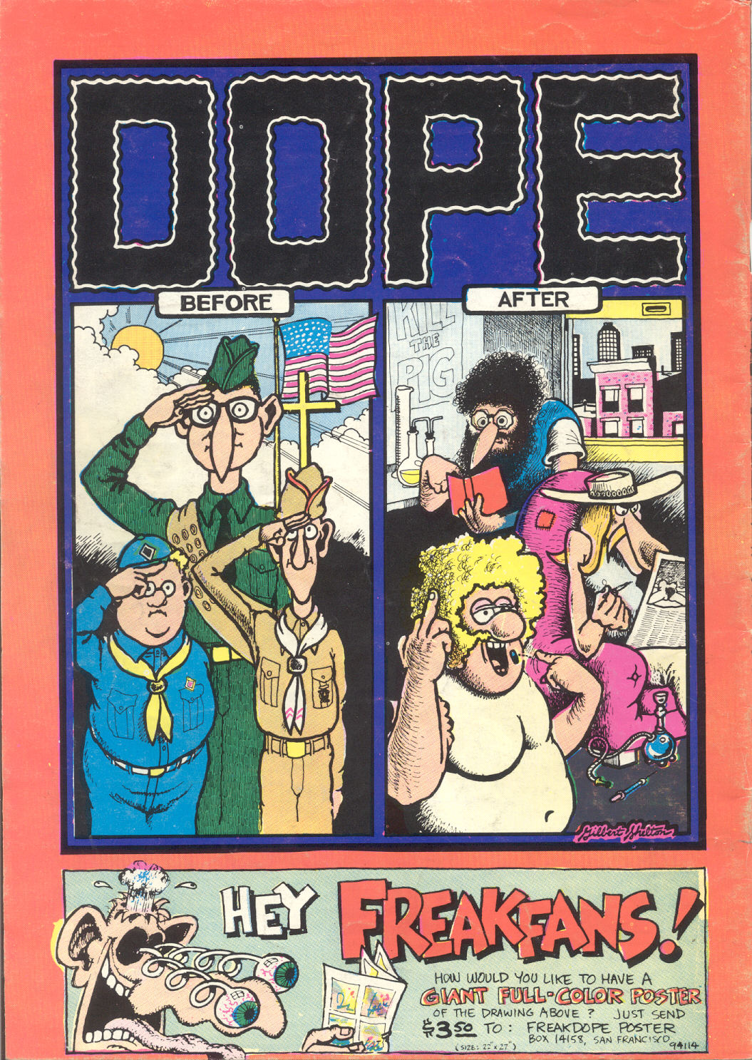 Read online The Fabulous Furry Freak Brothers comic - Issue #1