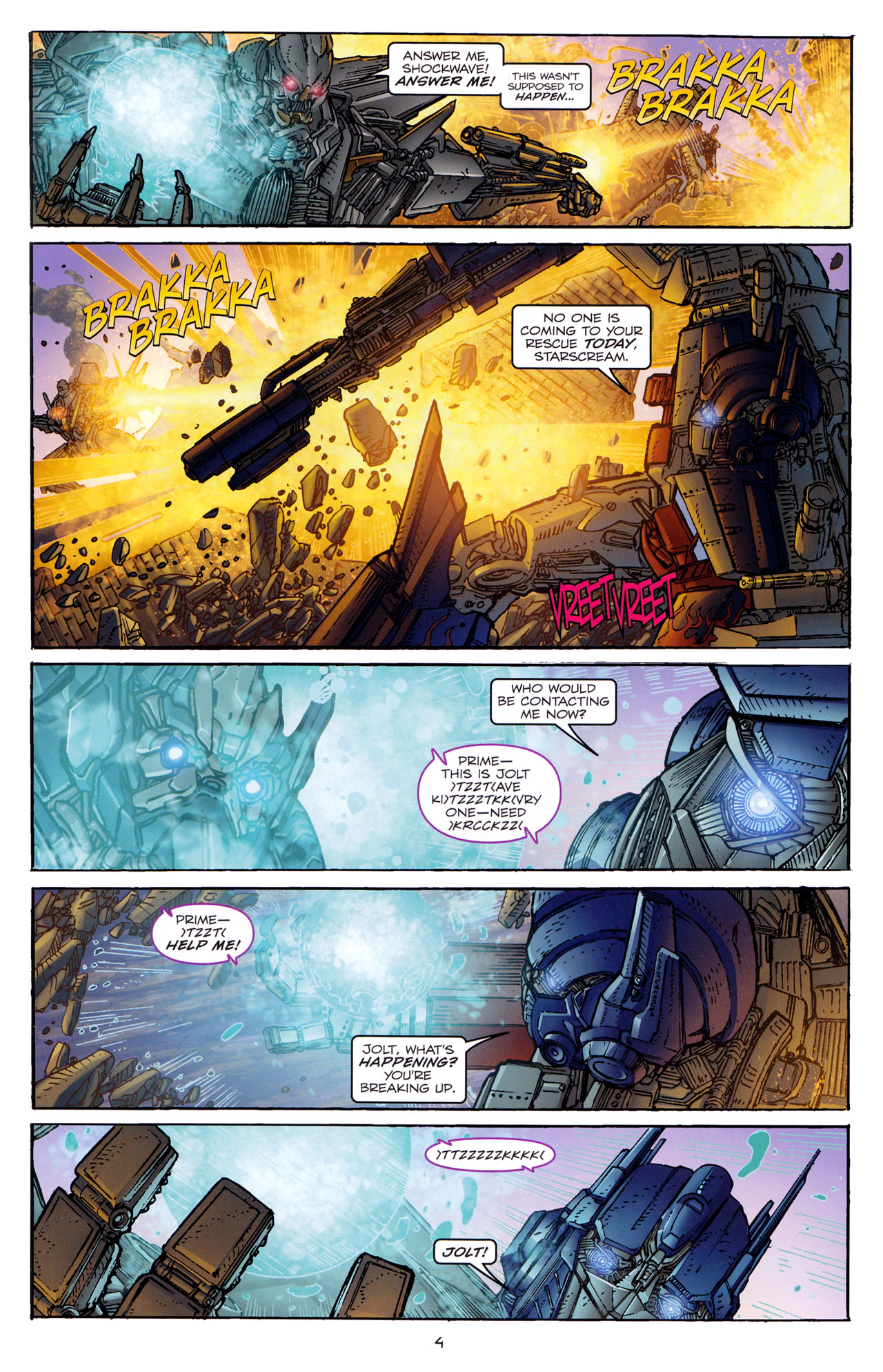 Read online Transformers: Dark of the Moon Rising Storm comic - Issue #4
