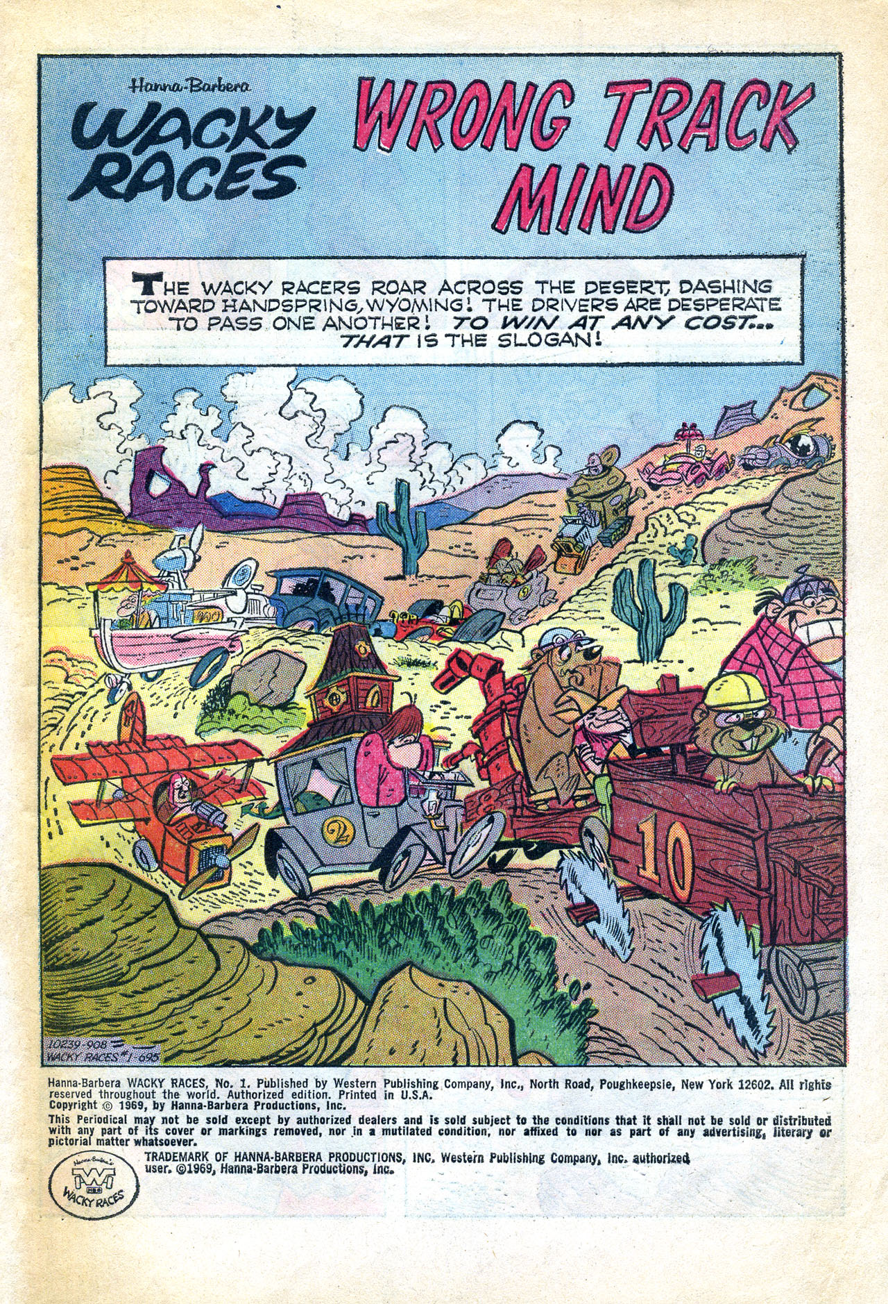 Hanna Barbera Wacky Races Issue 1 | Read Hanna Barbera Wacky Races ...