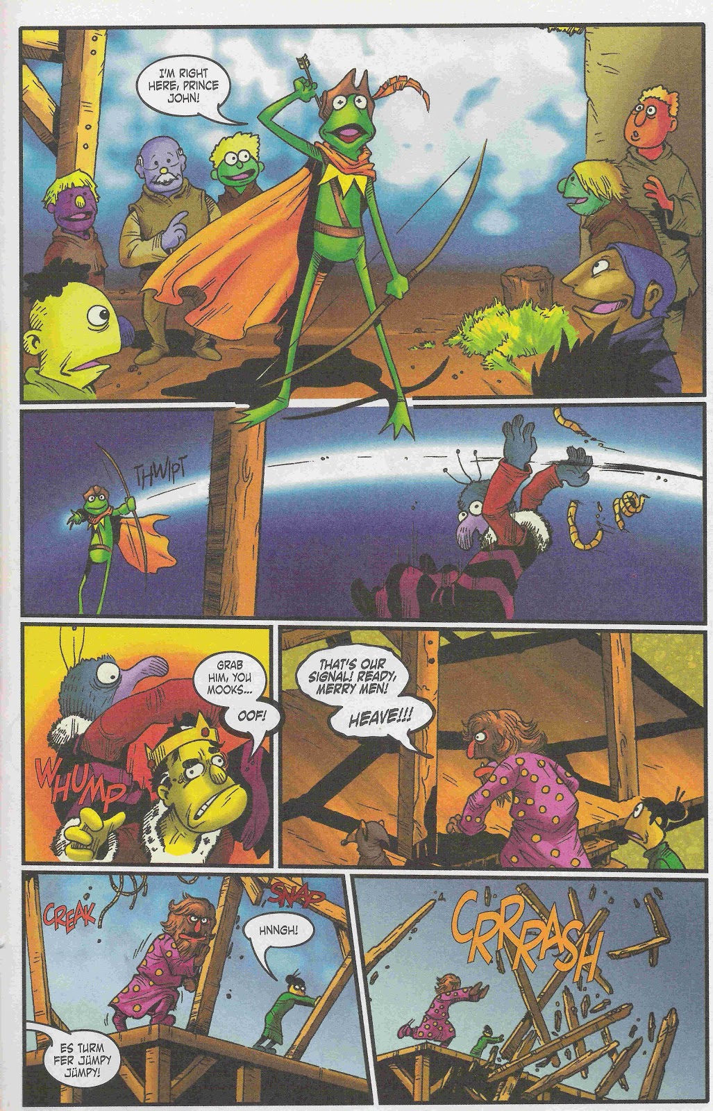 Read online Muppet Robin Hood comic - Issue #4