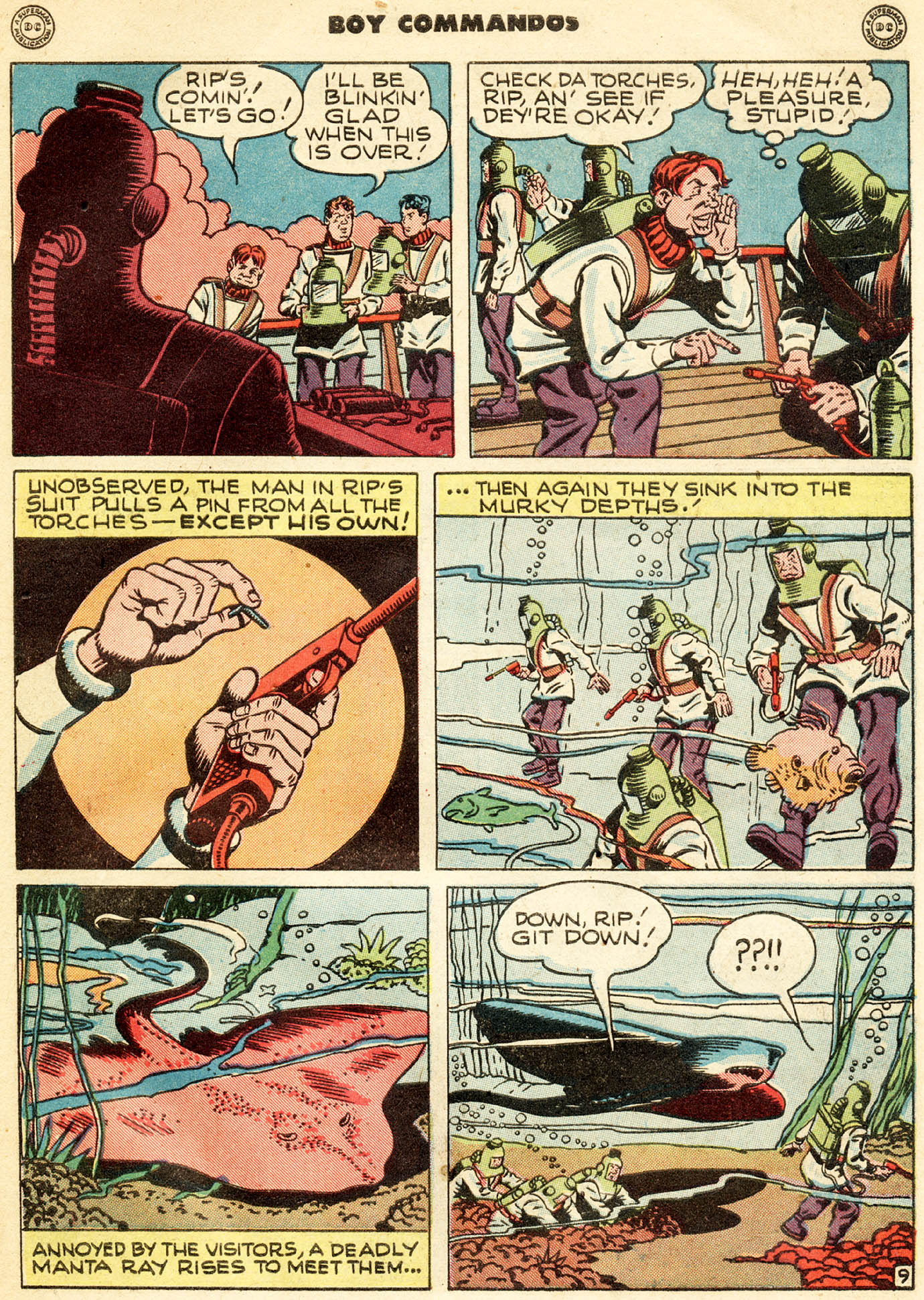 Read online Boy Commandos comic - Issue #20