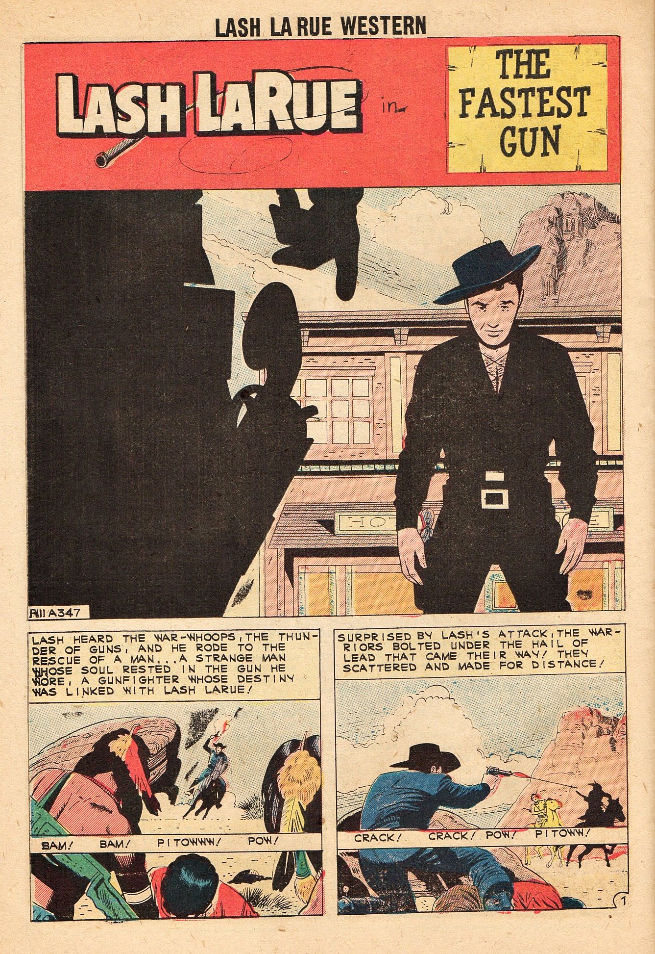 Read online Lash Larue Western (1949) comic - Issue #84