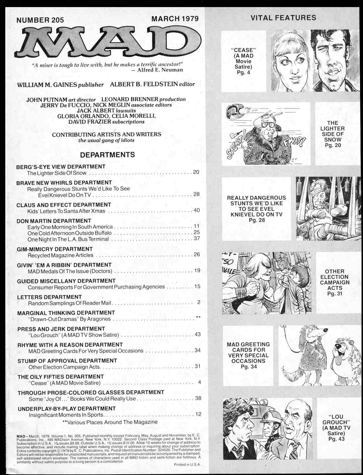 Read online MAD comic - Issue #205