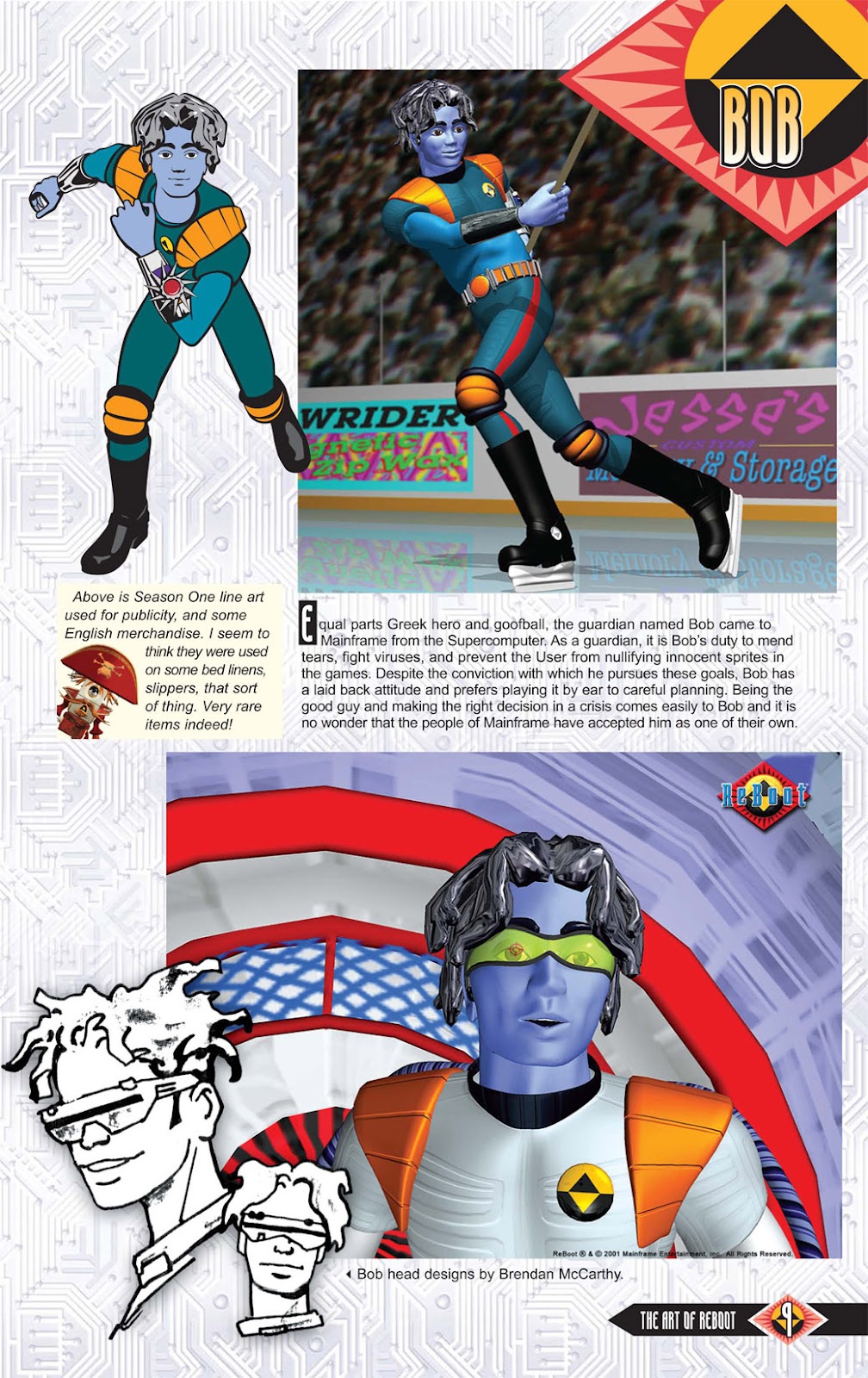 Read online The Art of Reboot comic - Issue # TPB