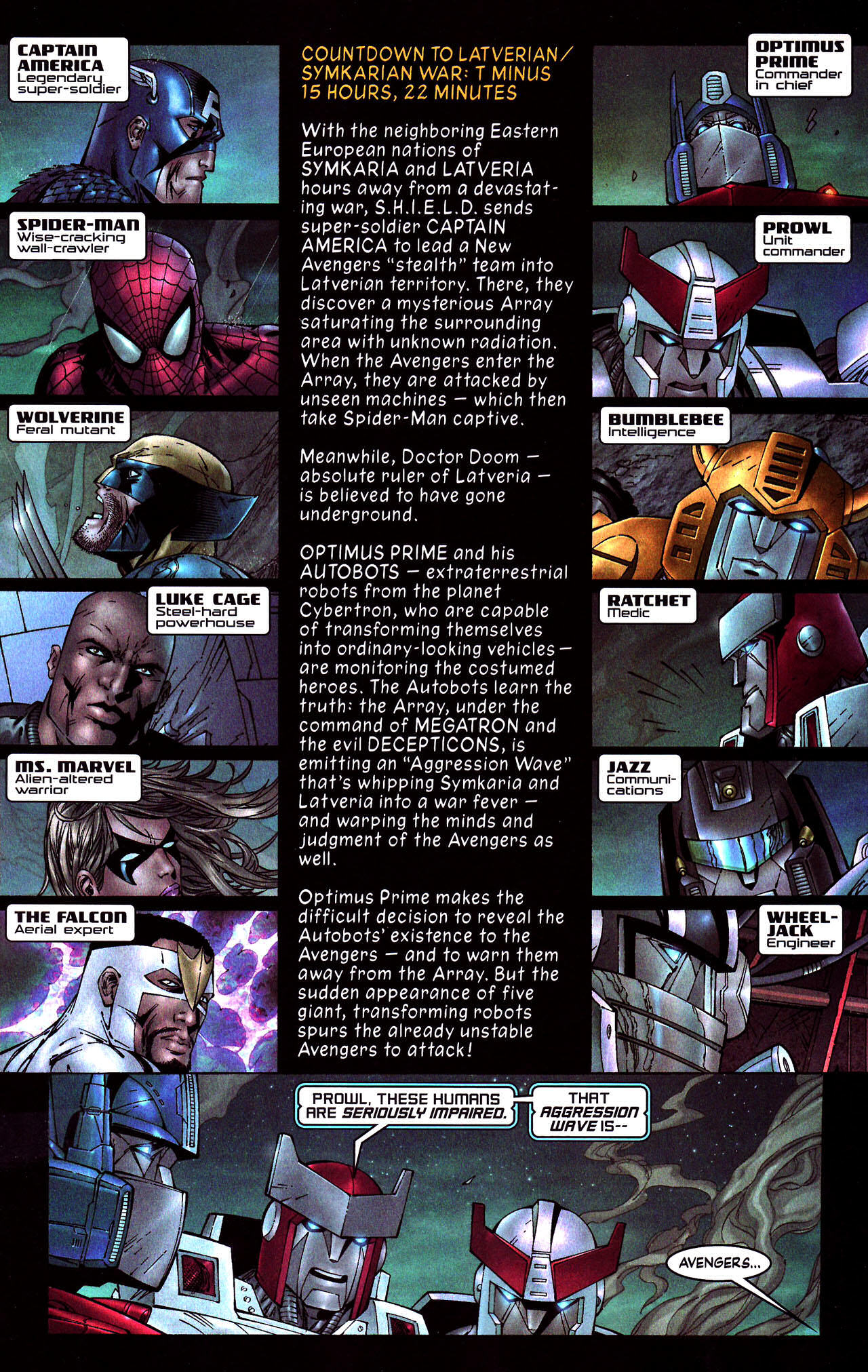 Read online New Avengers/Transformers comic - Issue #2