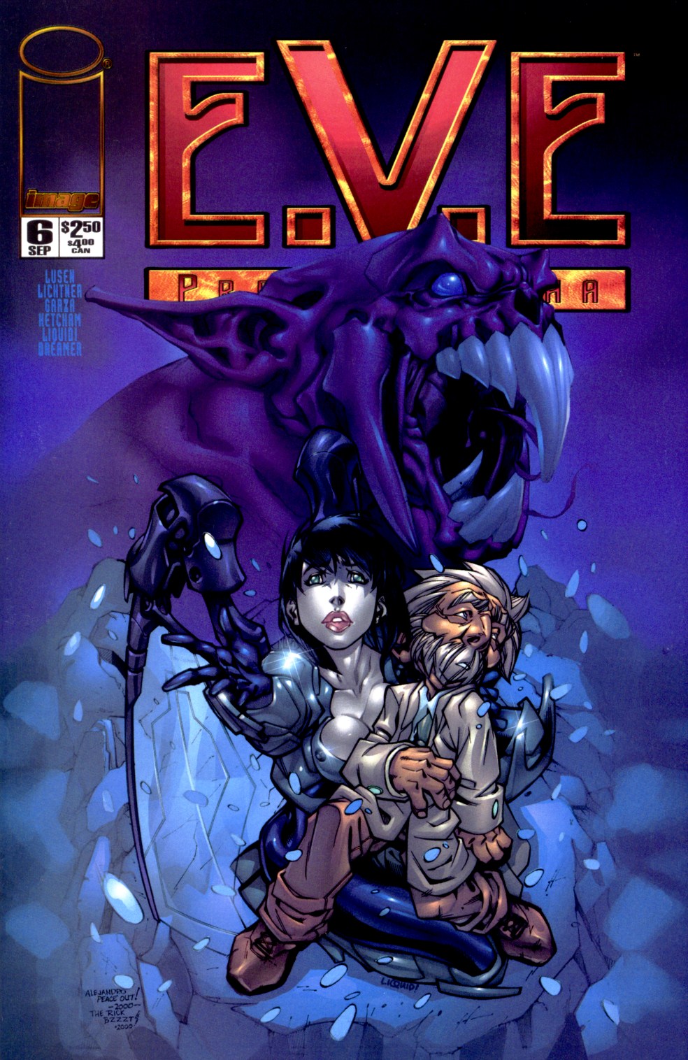 Read online E.V.E. ProtoMecha comic - Issue #6