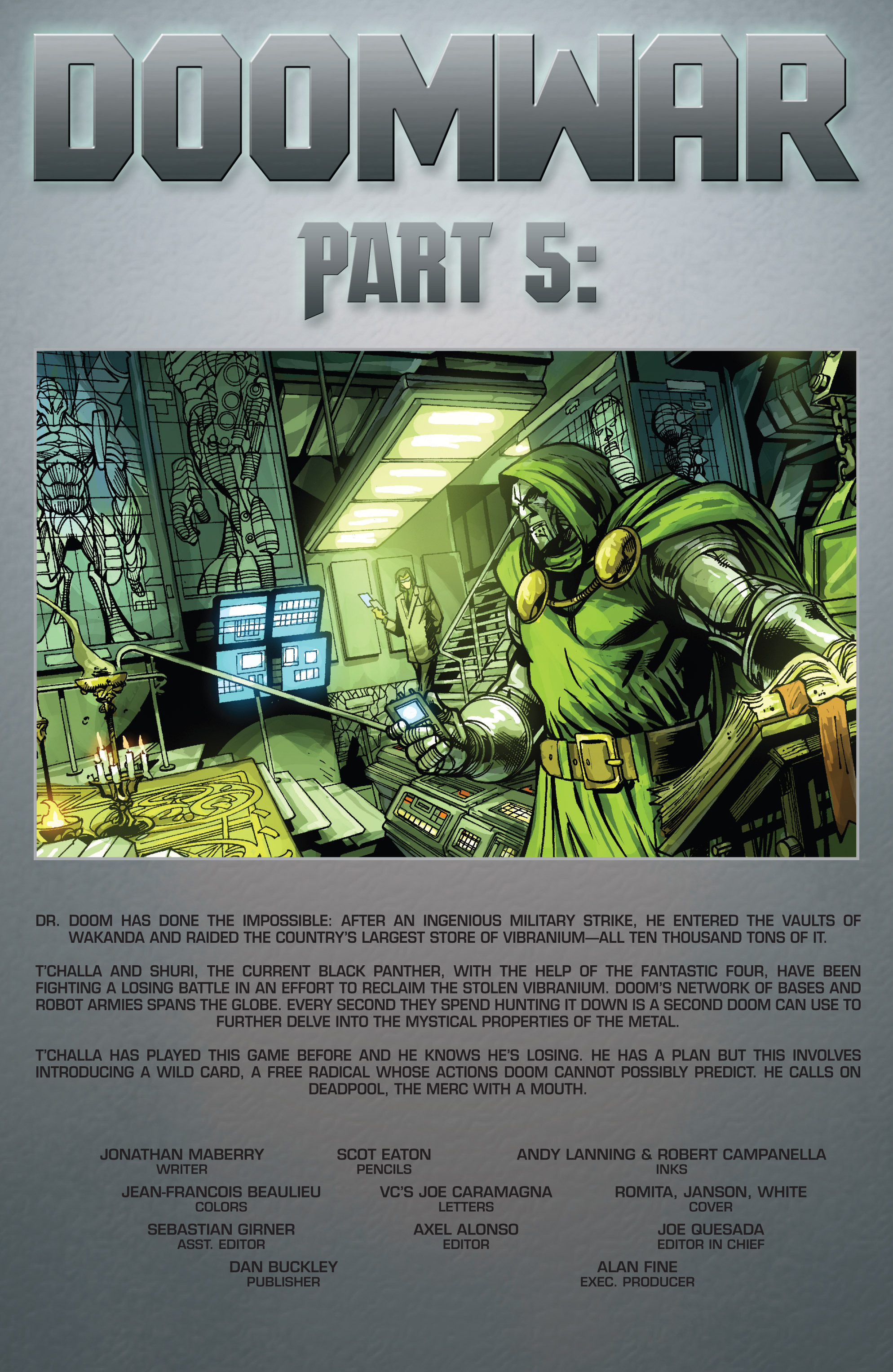 Doomwar Issue 5 | Read Doomwar Issue 5 comic online in high quality ...