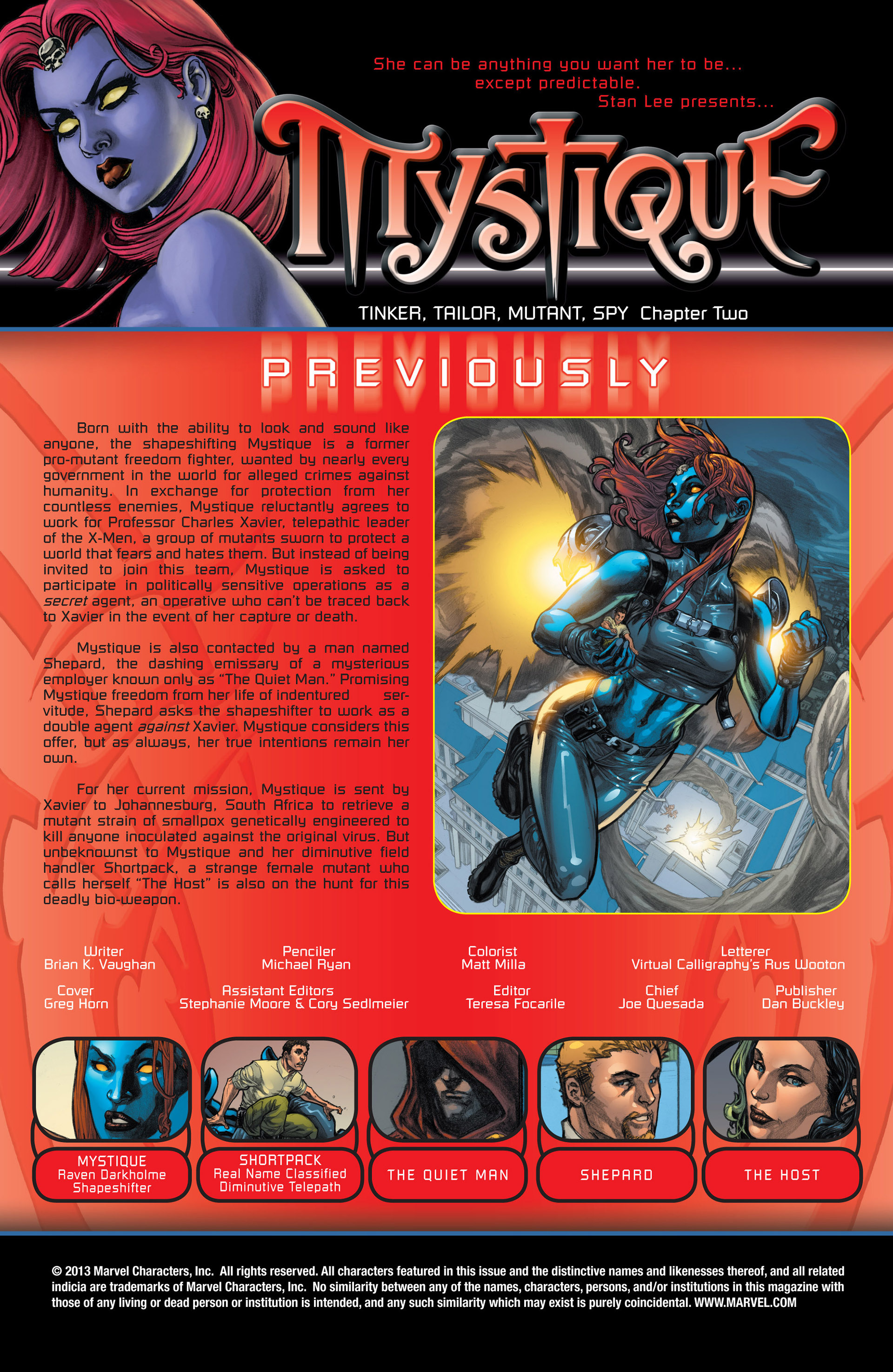 Read online Mystique comic - Issue #8