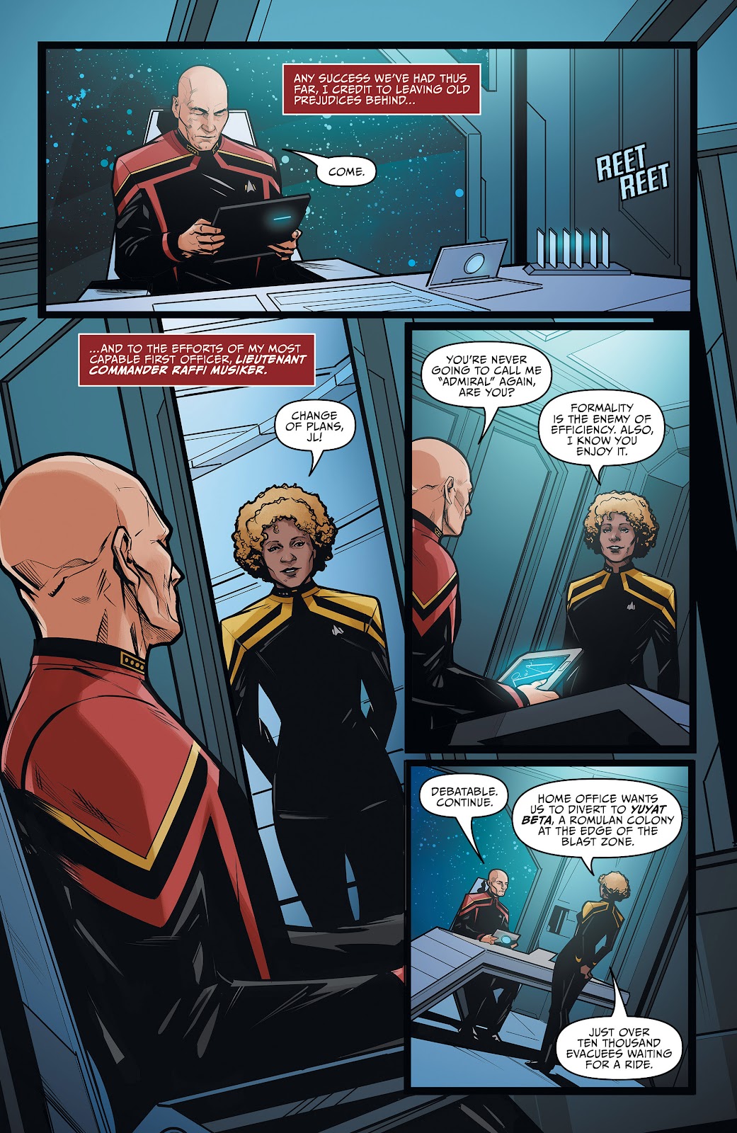 Read online Star Trek: Picard Countdown comic - Issue #1