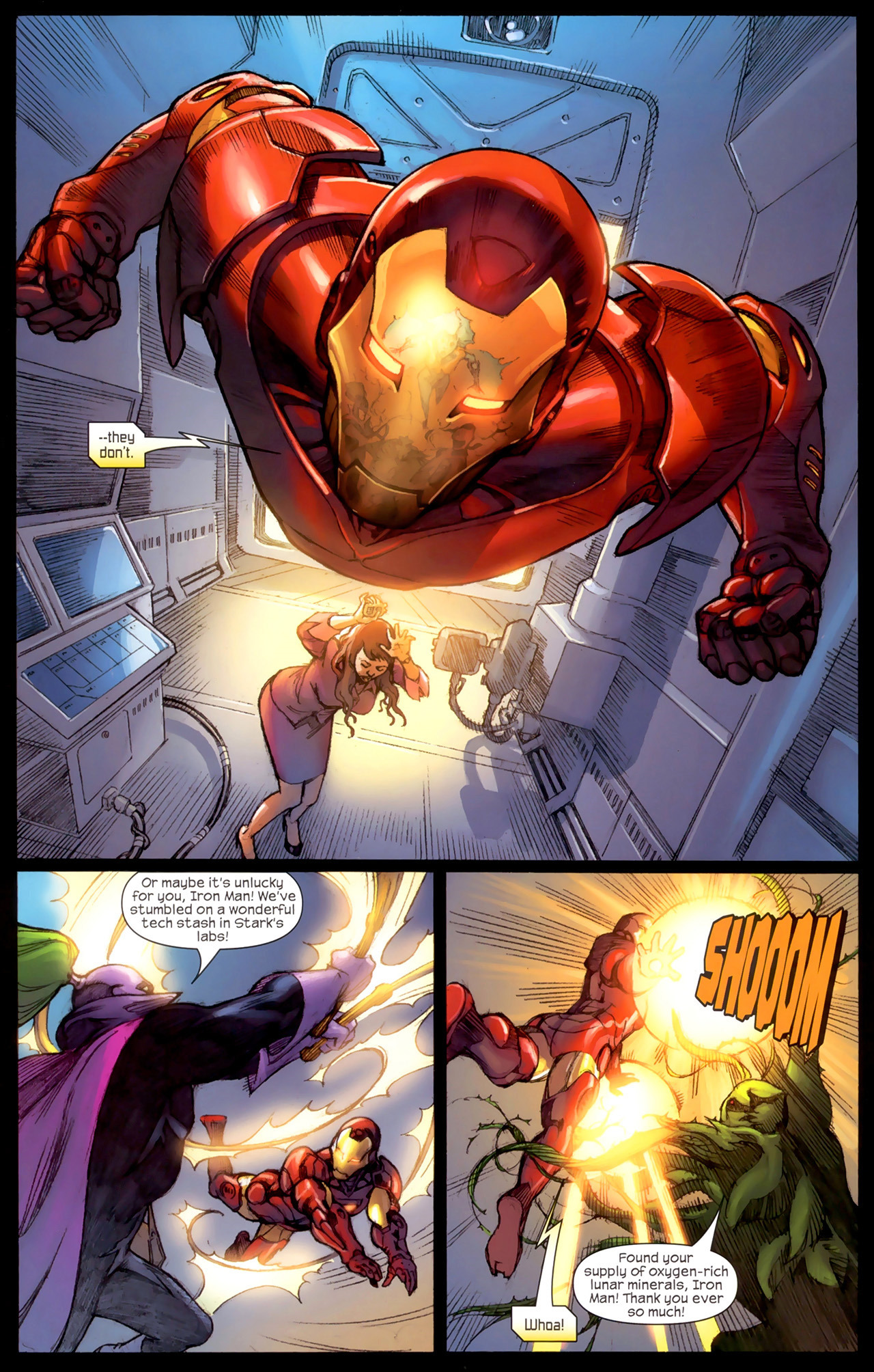 Read online Iron Man: Golden Avenger comic - Issue # Full