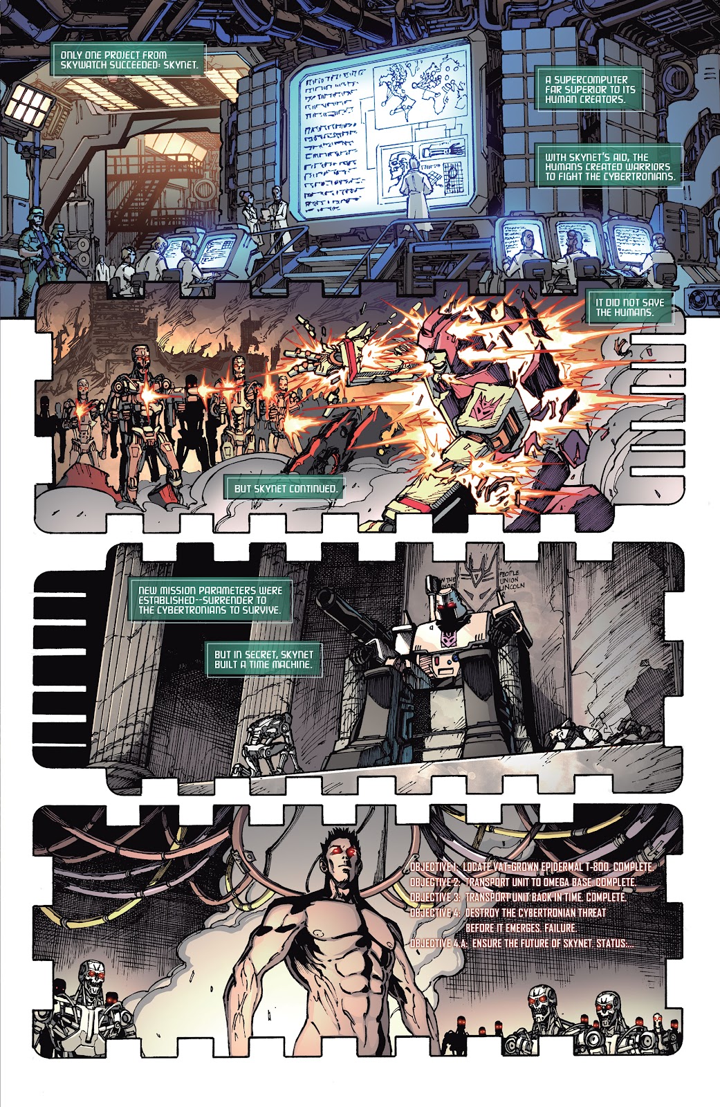 Read online Transformers vs. the Terminator comic - Issue #2