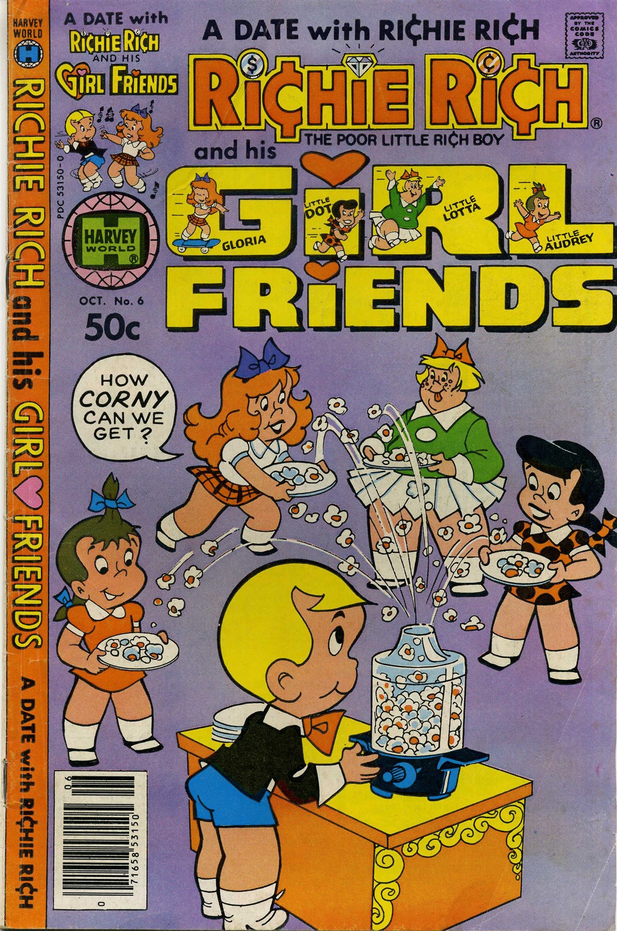 Richie Rich His Girl Friends | Read Richie Rich His Girl Friends comic ...