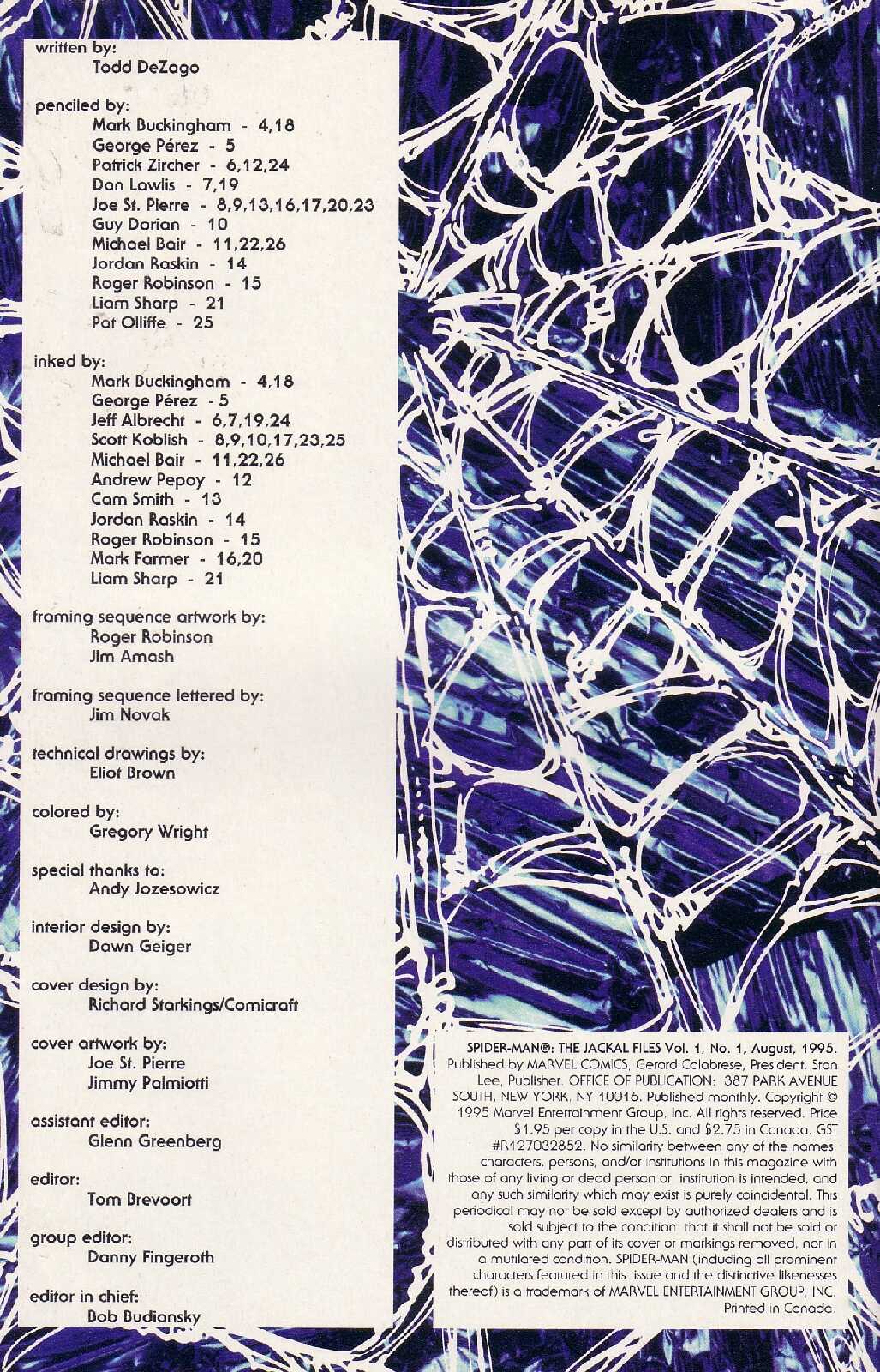 Read online Spider-Man: The Jackal Files comic - Issue # Full