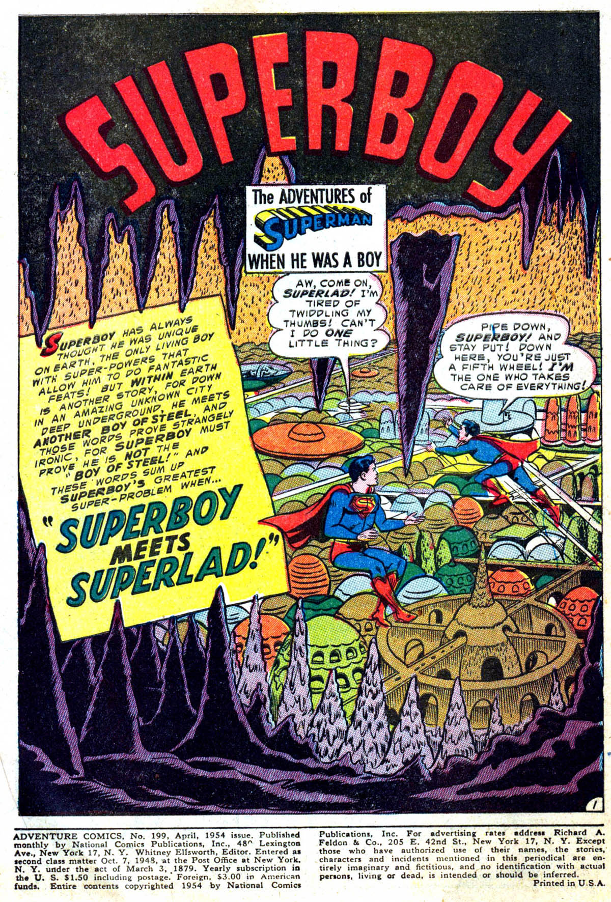 Read online Adventure Comics (1938) comic - Issue #199