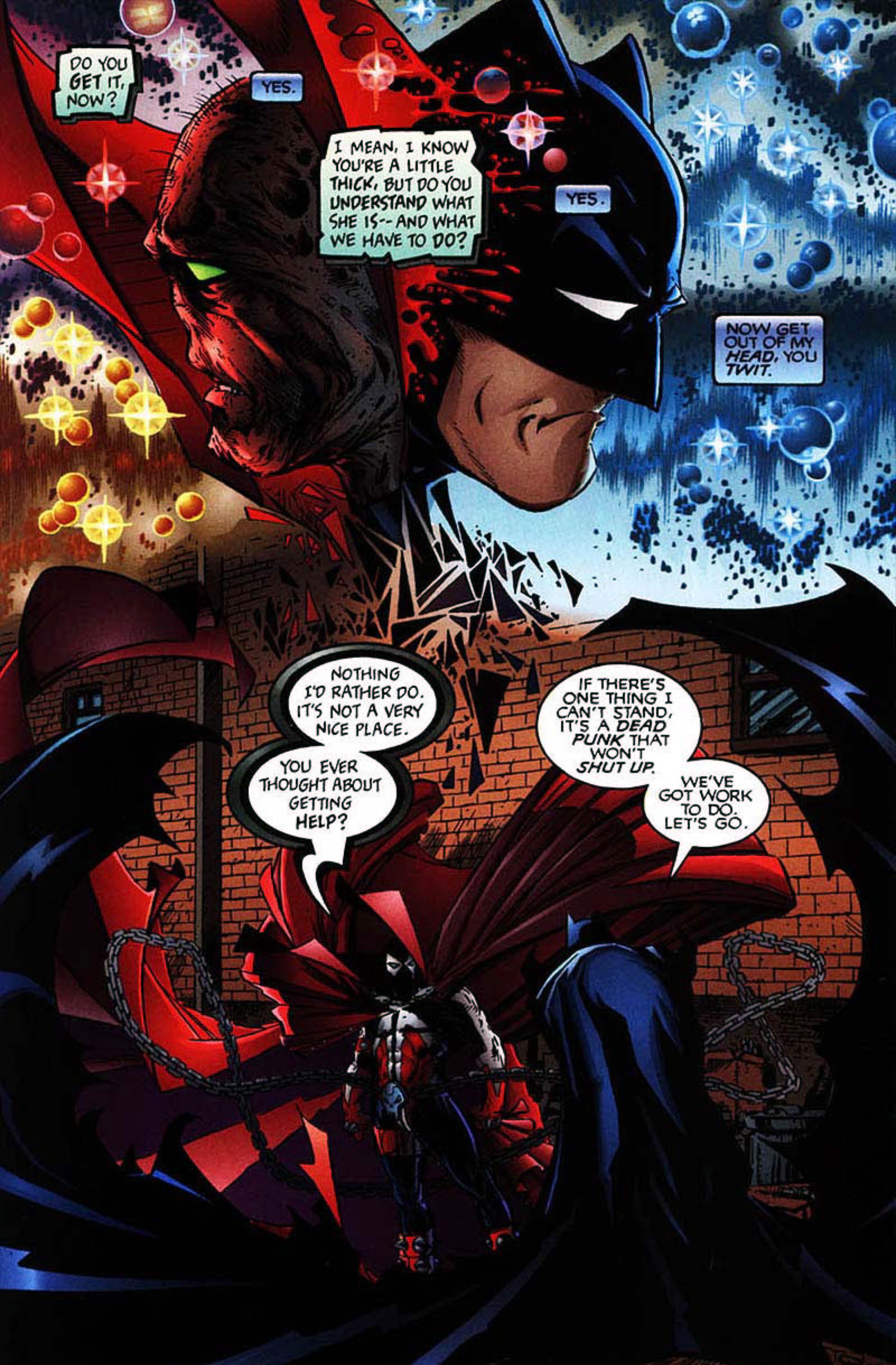 Read online Spawn-Batman comic - Issue # Full