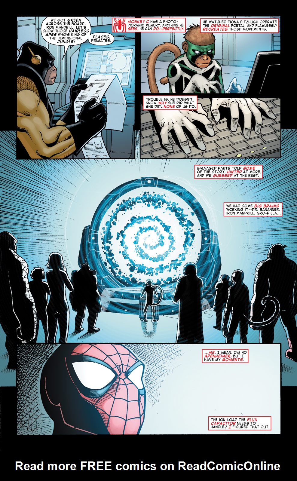 Read online Marvel Apes: Amazing Spider-Monkey Special comic - Issue # Full