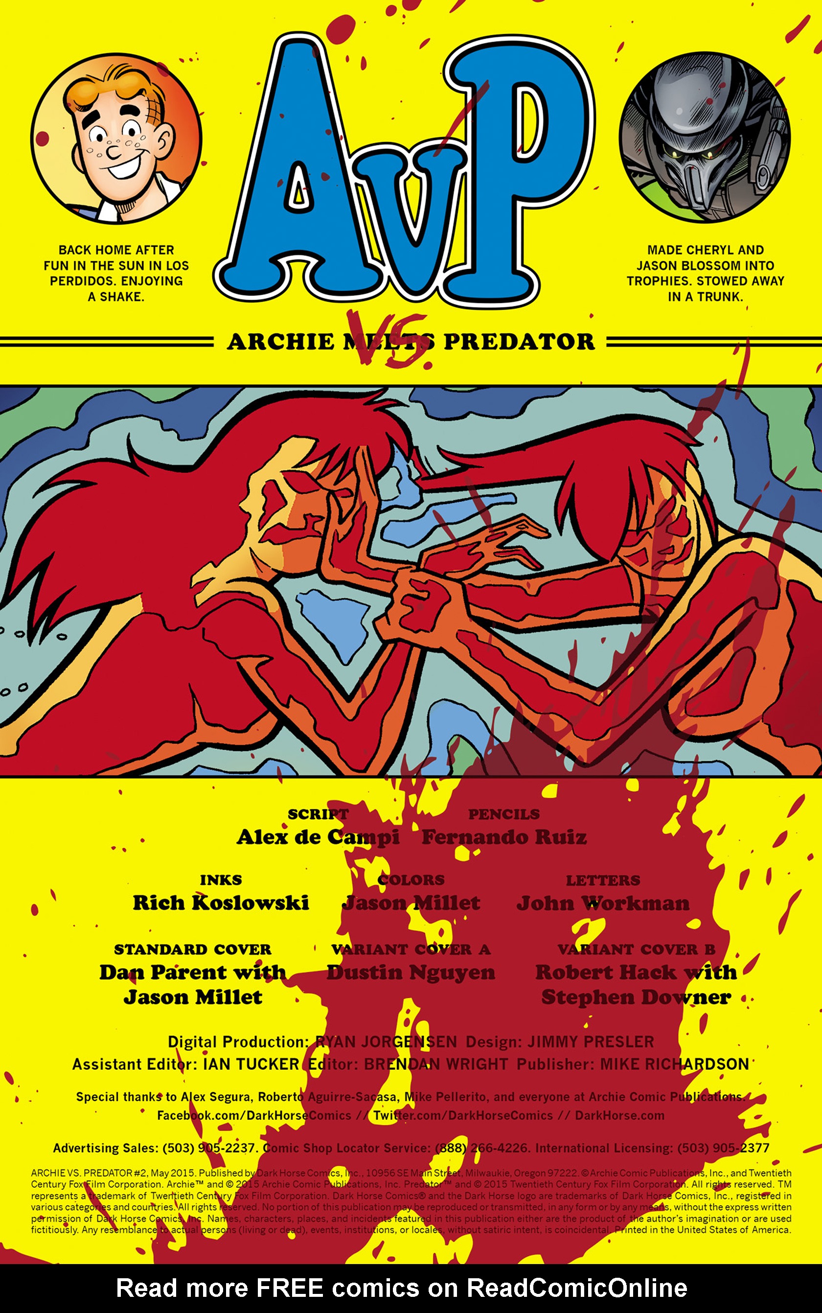 Read online Archie vs. Predator comic - Issue #2