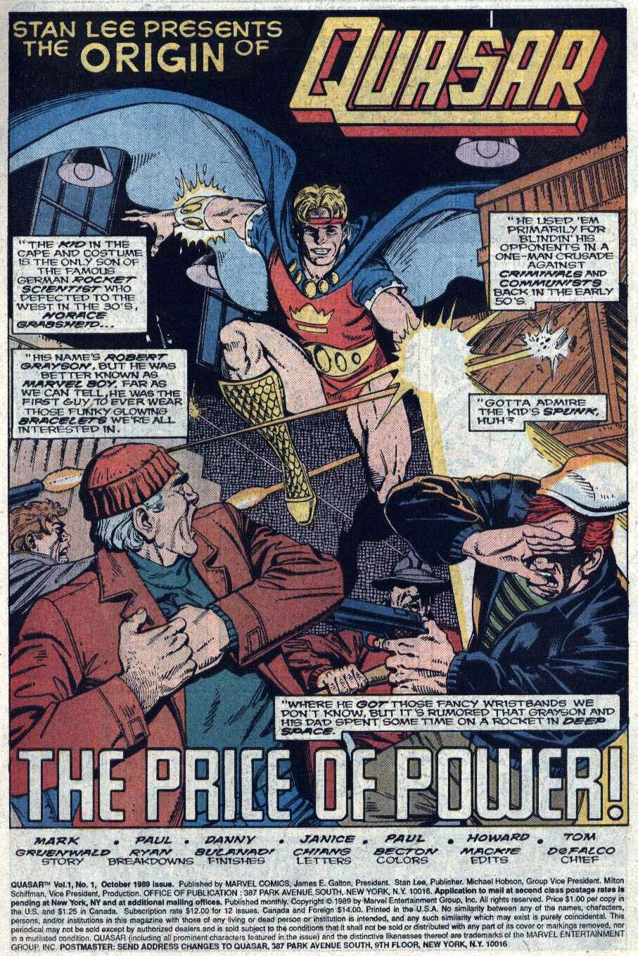 Read online Quasar comic - Issue #1