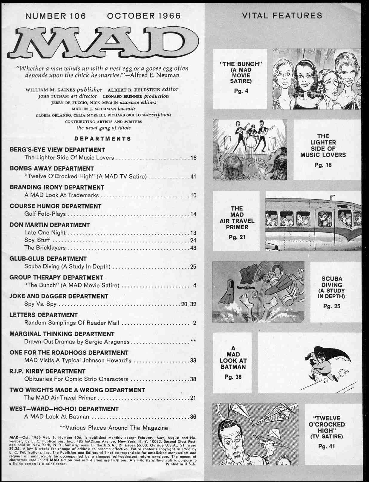 Read online MAD comic - Issue #106