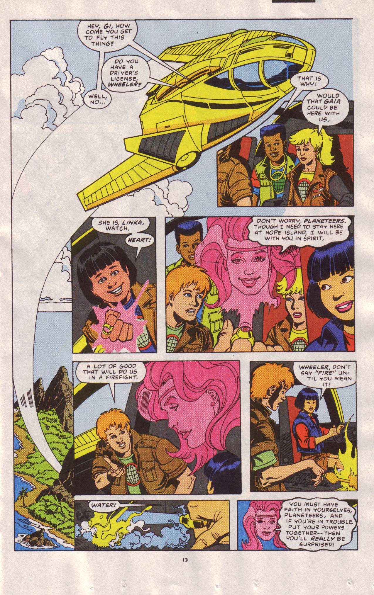 Read online Captain Planet and the Planeteers comic - Issue #1