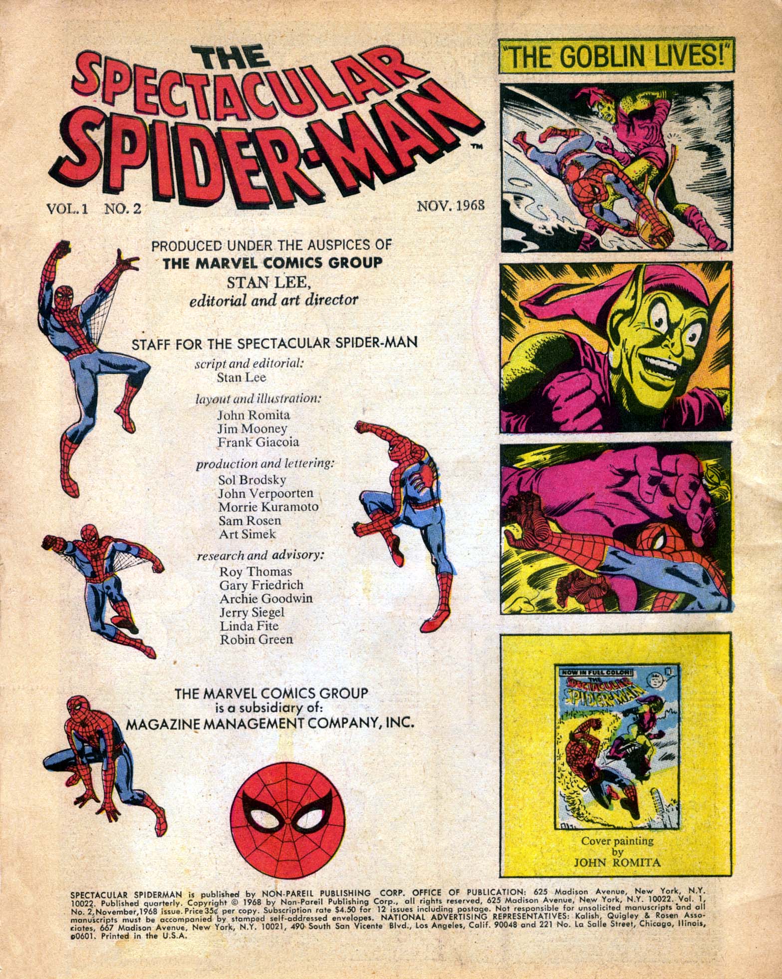 Read online Spectacular Spider-Man Magazine comic - Issue #2