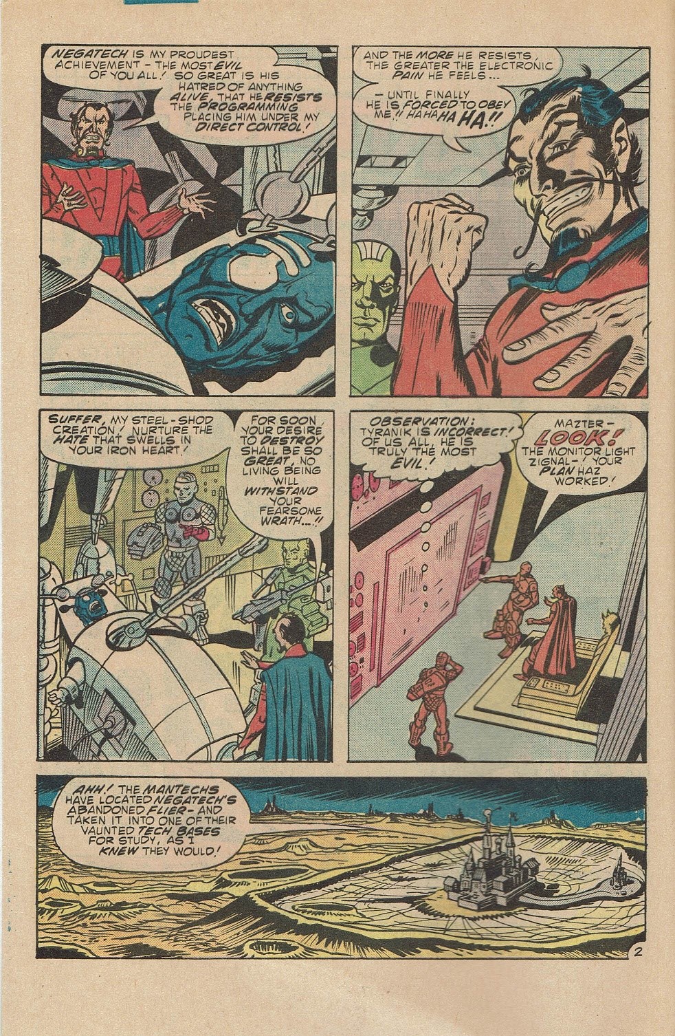 Read online ManTech Robot Warriors comic - Issue #2