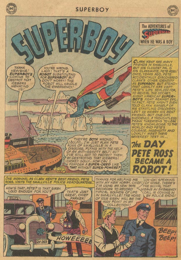 Read online Superboy (1949) comic - Issue #100