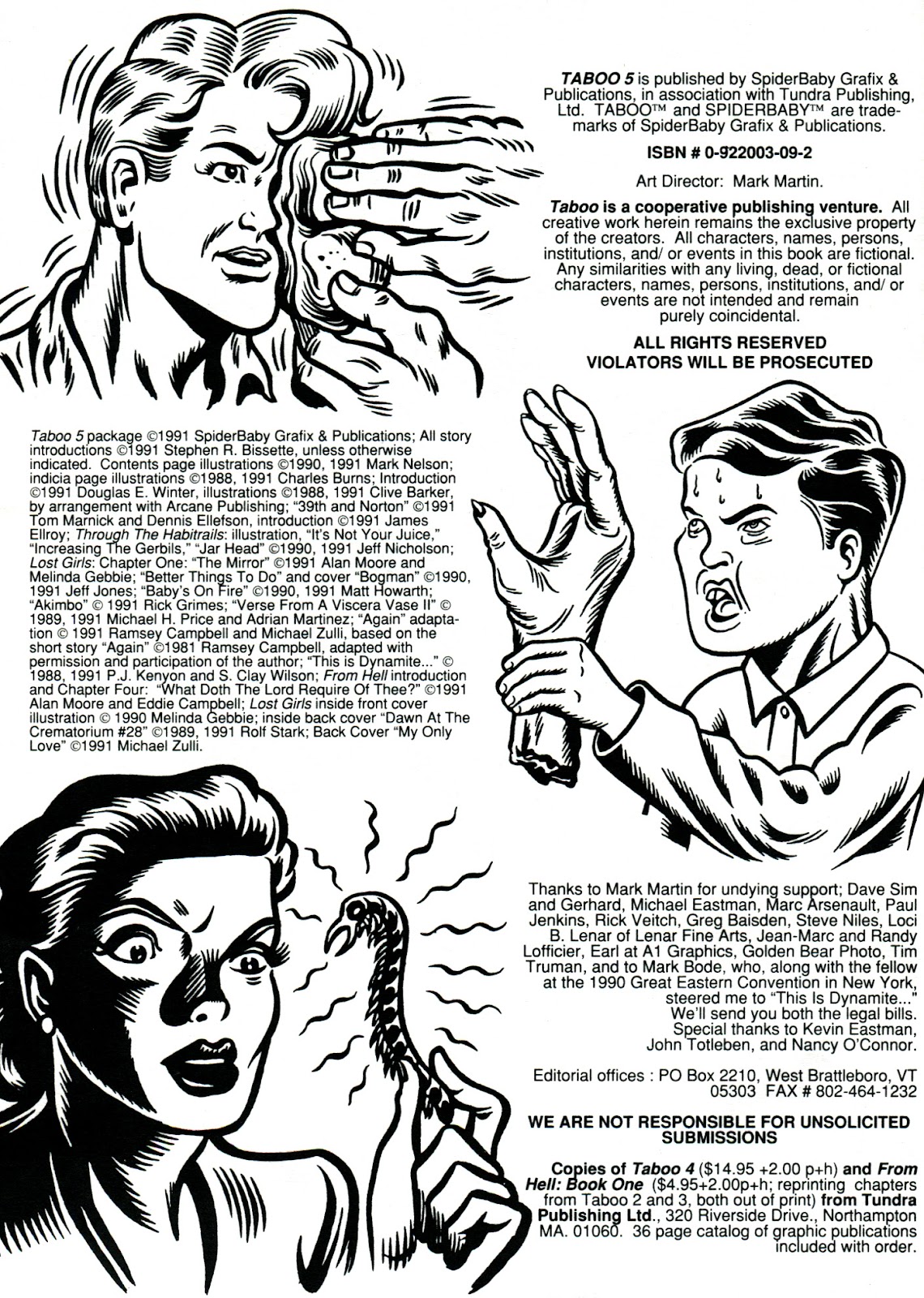 Read online Taboo comic - Issue #5