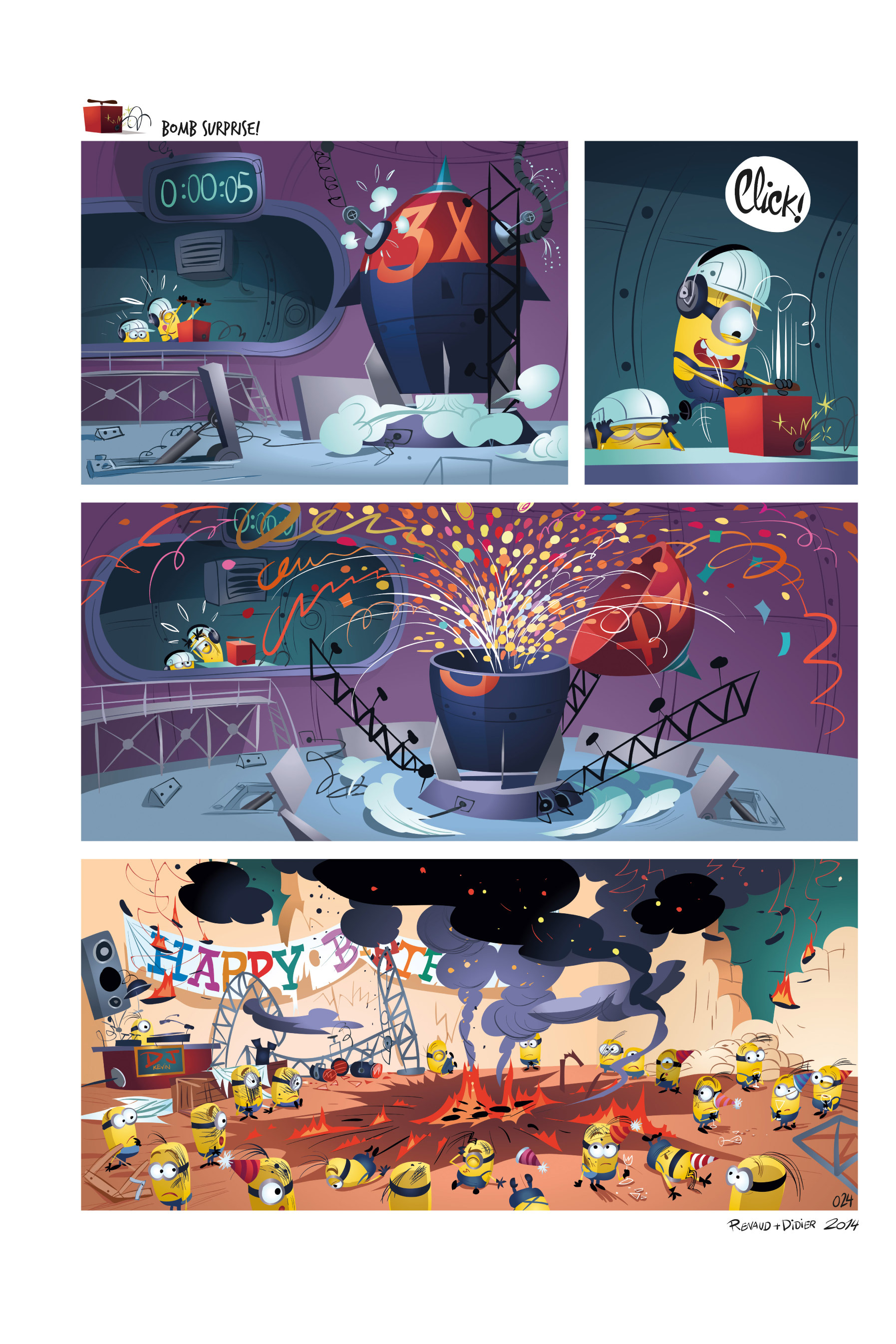 Read online Minions comic - Issue #1