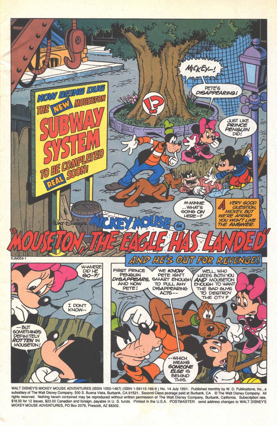 Read online Mickey Mouse Adventures comic - Issue #14
